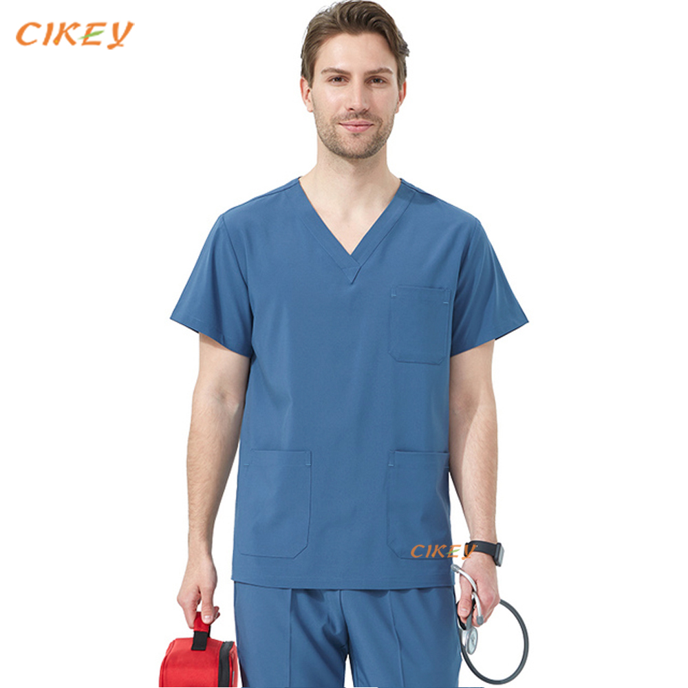 Quick-Dry Sport Medical Scrub Set Performance Baju Scrub Suit Stretcg ...