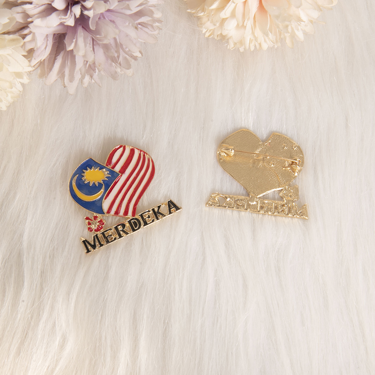 Jewellery Single Pin Kerongsang Brooch Pin Tudung Shawl Bawal Bendera ...