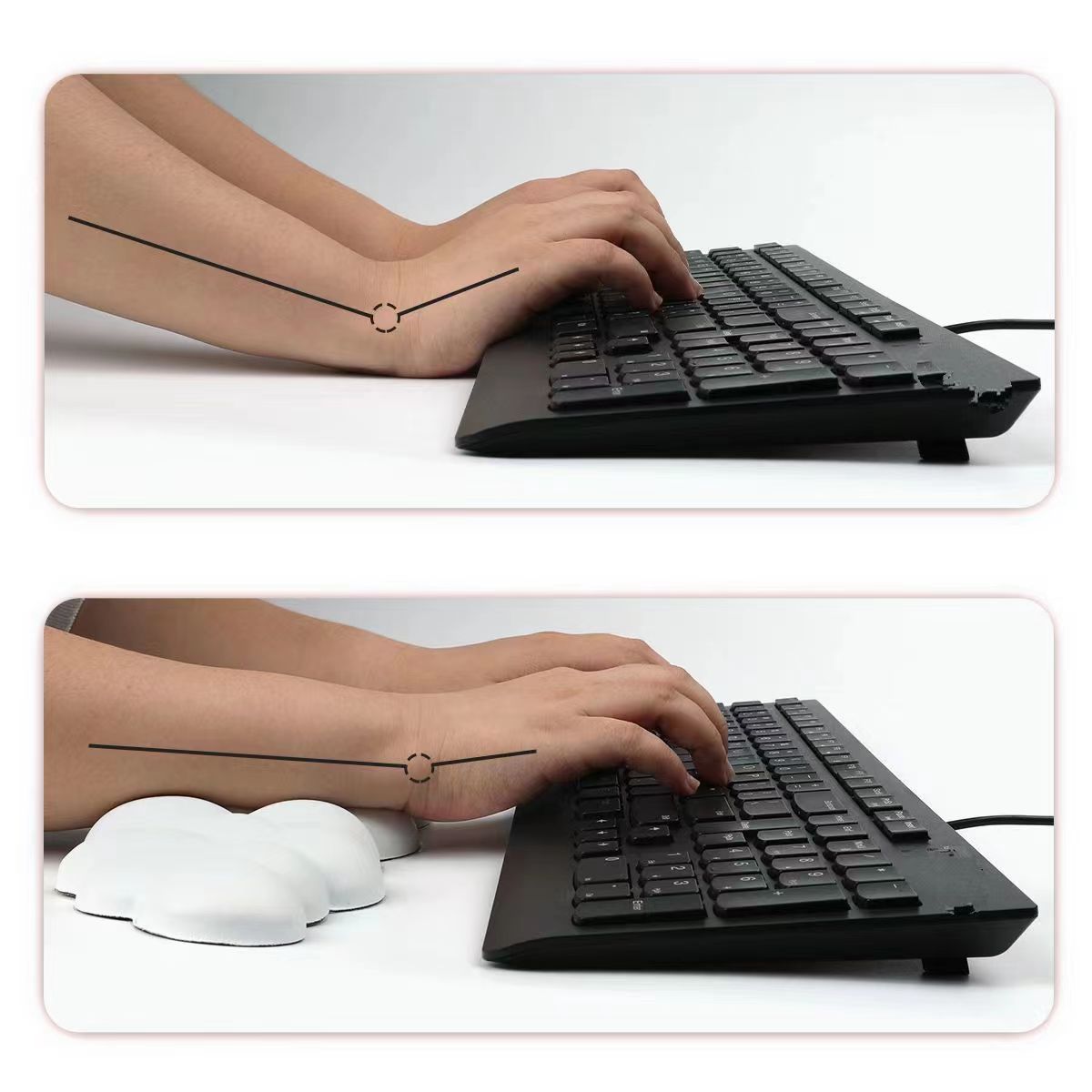 Cloud Keyboard Wrist Rest Gaming Mouse Pad wrist support pad Non-Slip ...