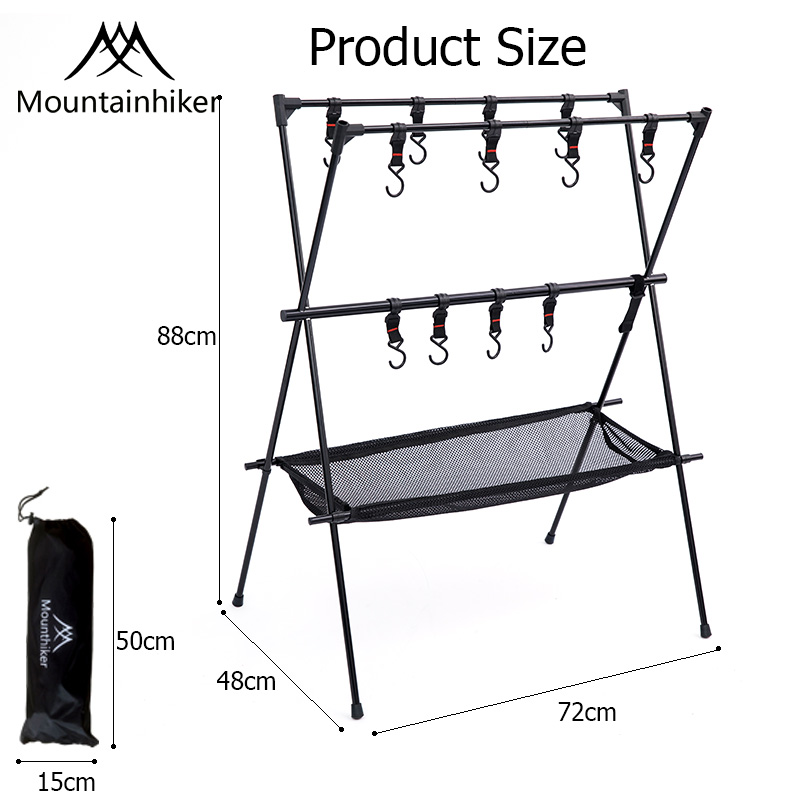 ⚡️Ready stock⚡️MOUNTAINHIKER Outdoor Triangle Hanging Rack Aluminum ...