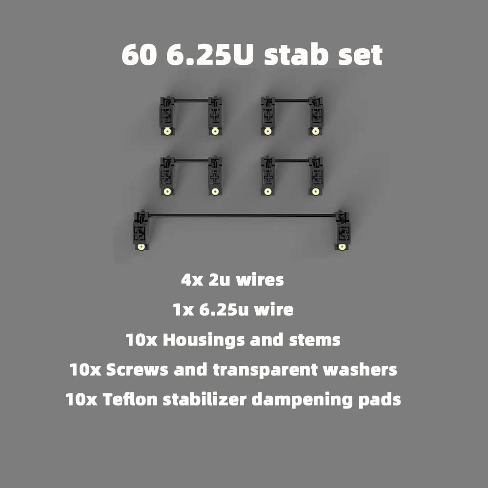 Owlab Owlstabs Screw-in Stabilizers V3 PCB Mount Keycap Stabilisers ...
