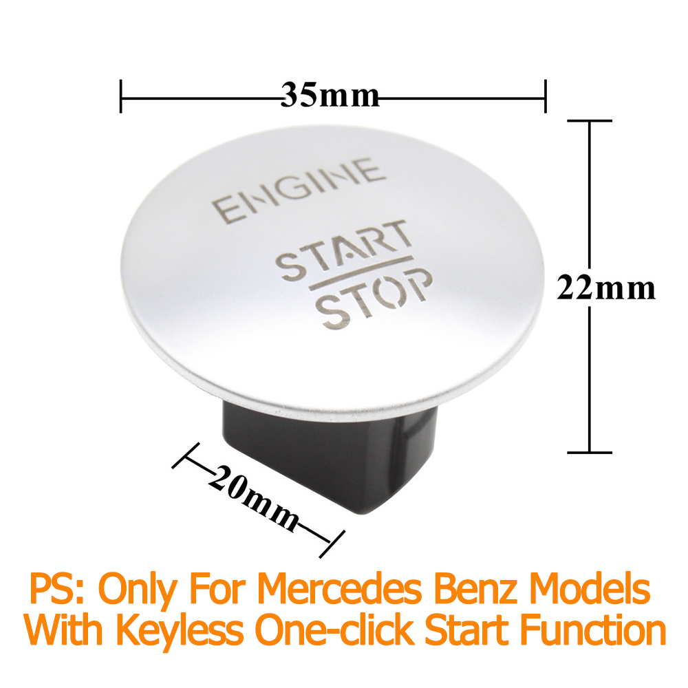 Universal One-click Ignition Start Stop Keyless Switch Push Button For ...