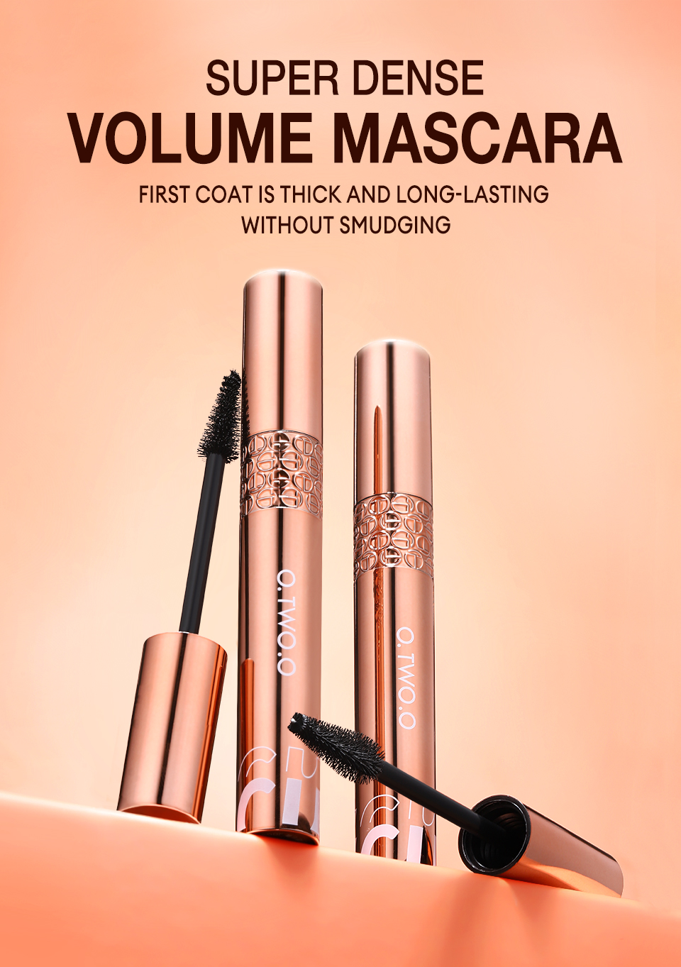 O.TWO.O Waterproof Mascara Volume Non-Smudging Kelantangan Maskara ...