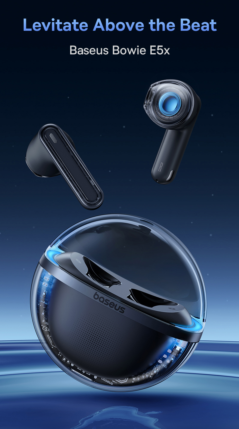 Baseus Bowie E5x True Wireless Earphones with RGB Bluetooth 5.3 ...