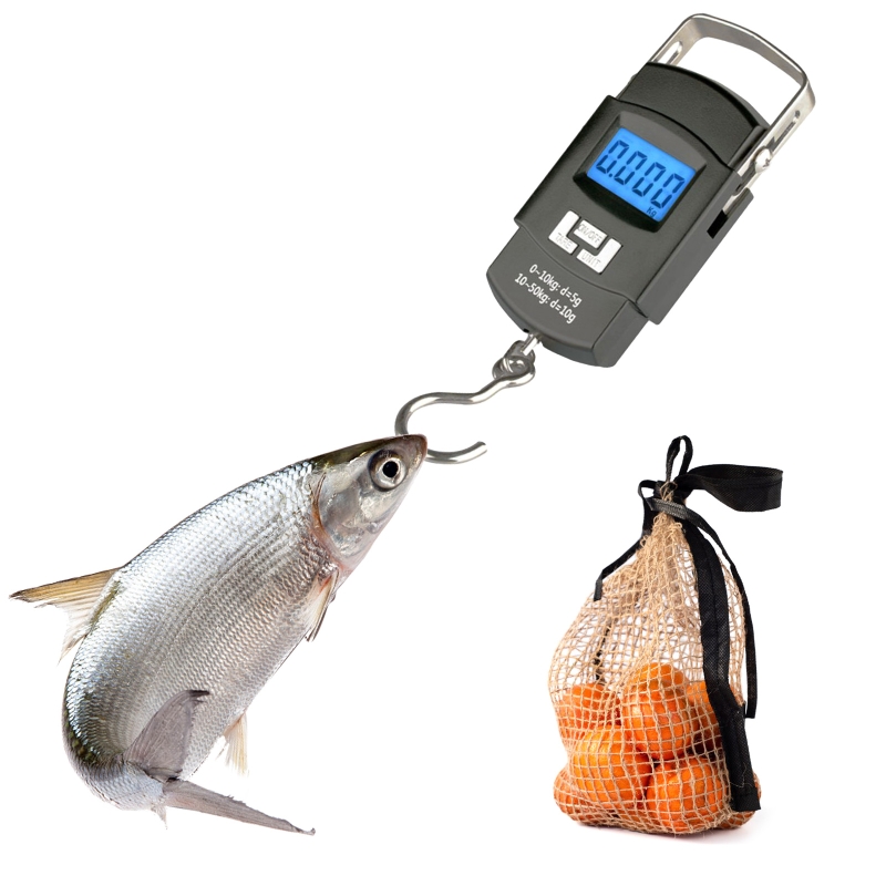 Luggage Weight Scale Fish Weighing Scales Digital Handheld Suitcase ...