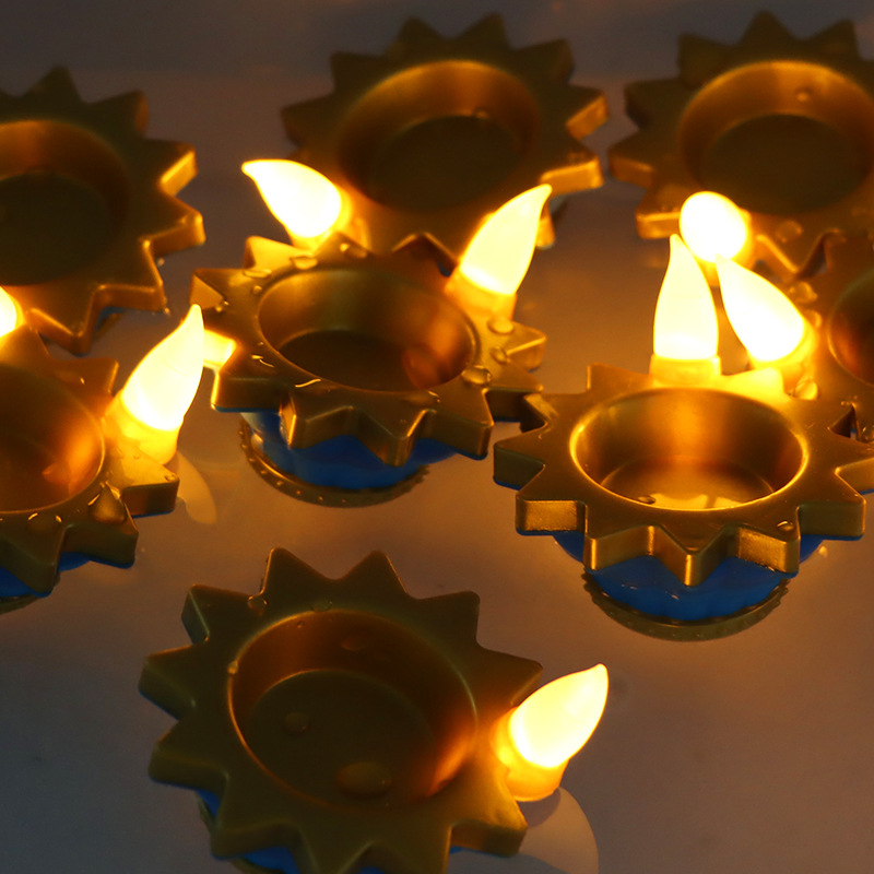 Diwali LED Light Deepavali Decorative Candle Lamp Small Floating ...