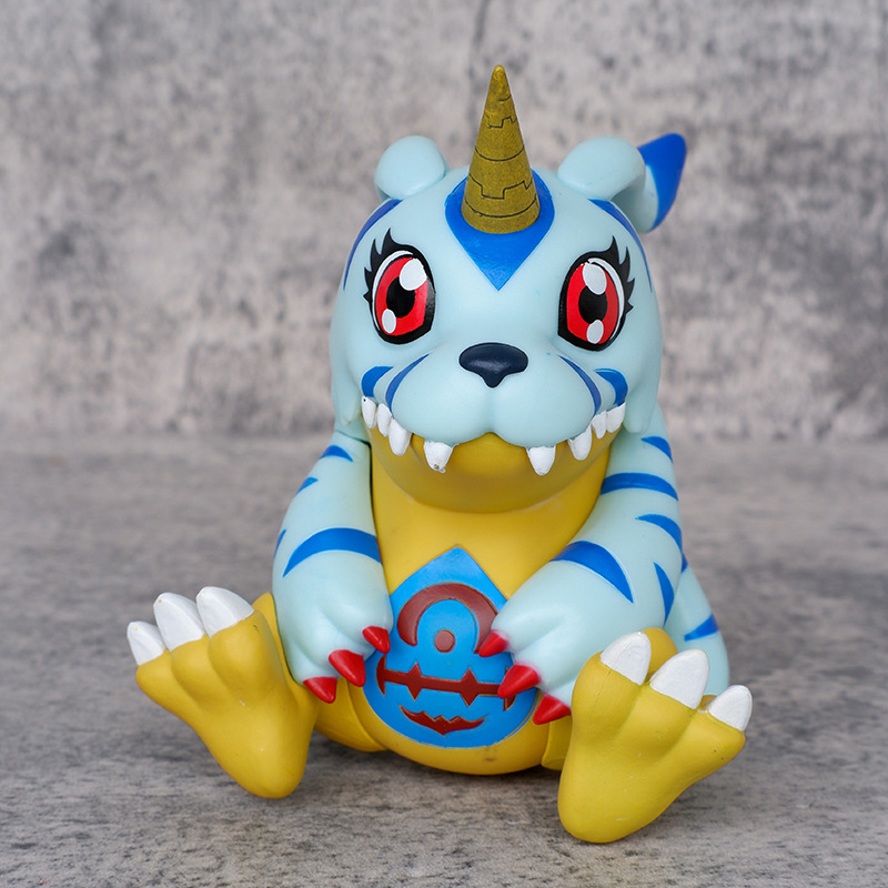 10-13cm Anime Digimon Adventure Figure Gomamon Tailmon Agumon Tunomon ...
