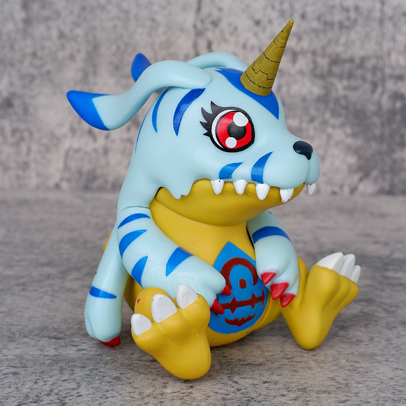 10-13cm Anime Digimon Adventure Figure Gomamon Tailmon Agumon Tunomon ...