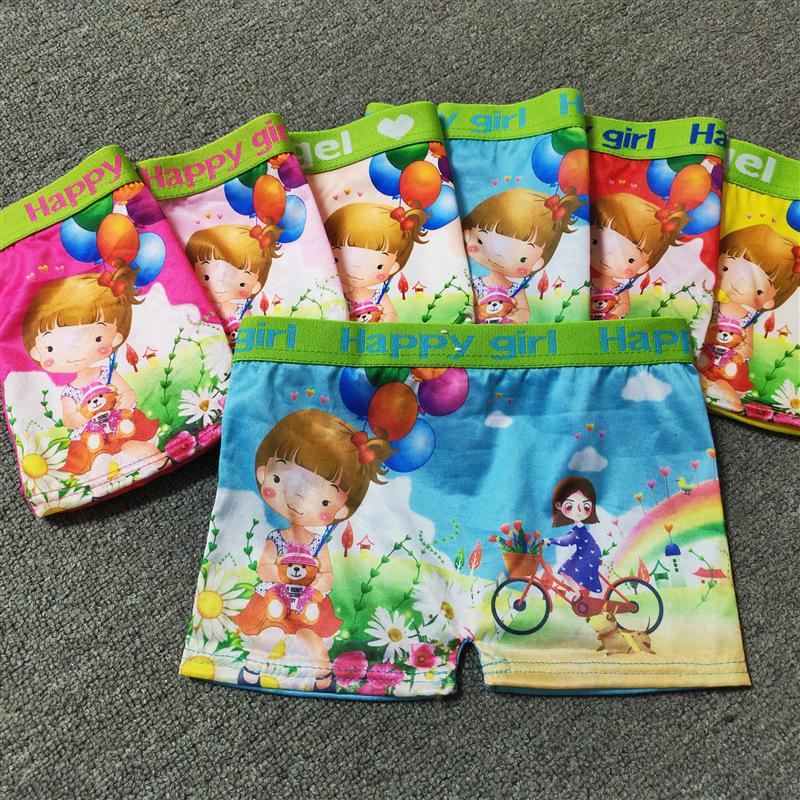 Kids Cute Underwear Cartoon Printed Design Panty & Boyleg Style ...