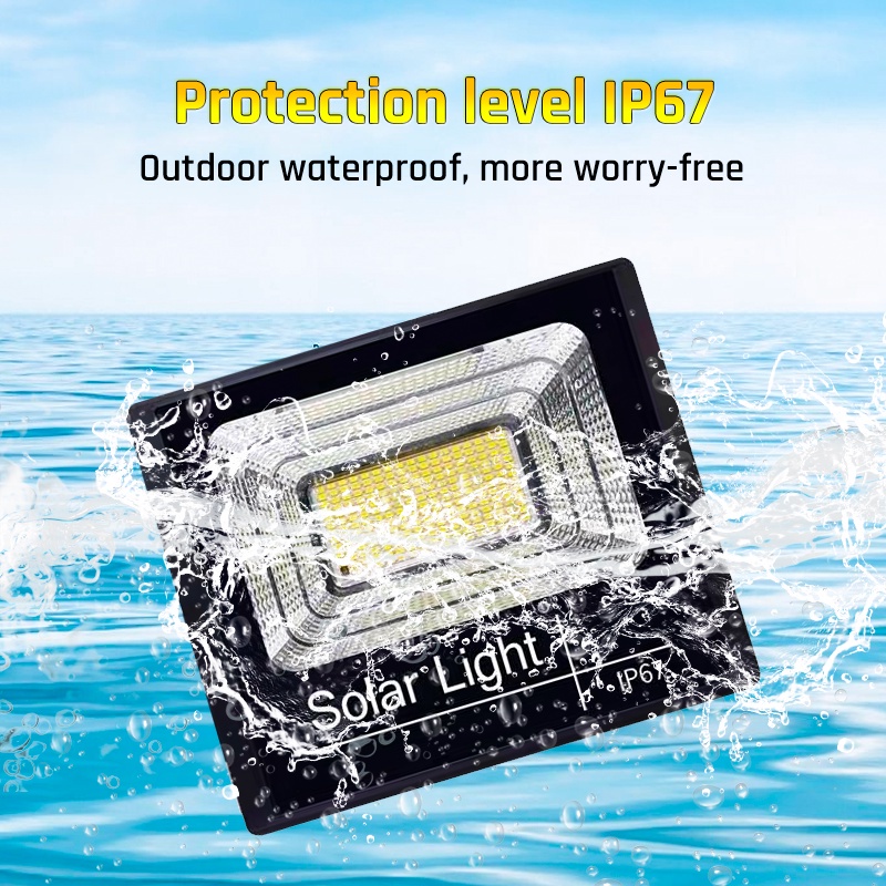 SOLAR IP67 Lampu Solar Light Outdoor Lighting Waterproof 100W 500W ...