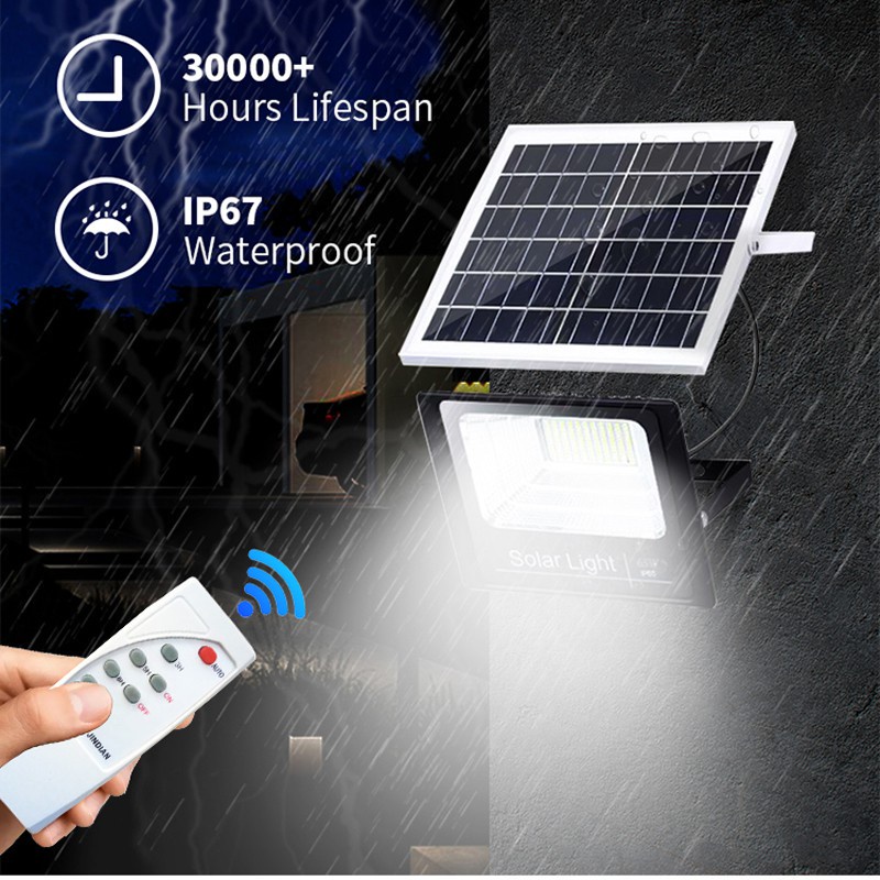 SOLAR IP67 Lampu Solar Light Outdoor Lighting Waterproof 100W 500W ...