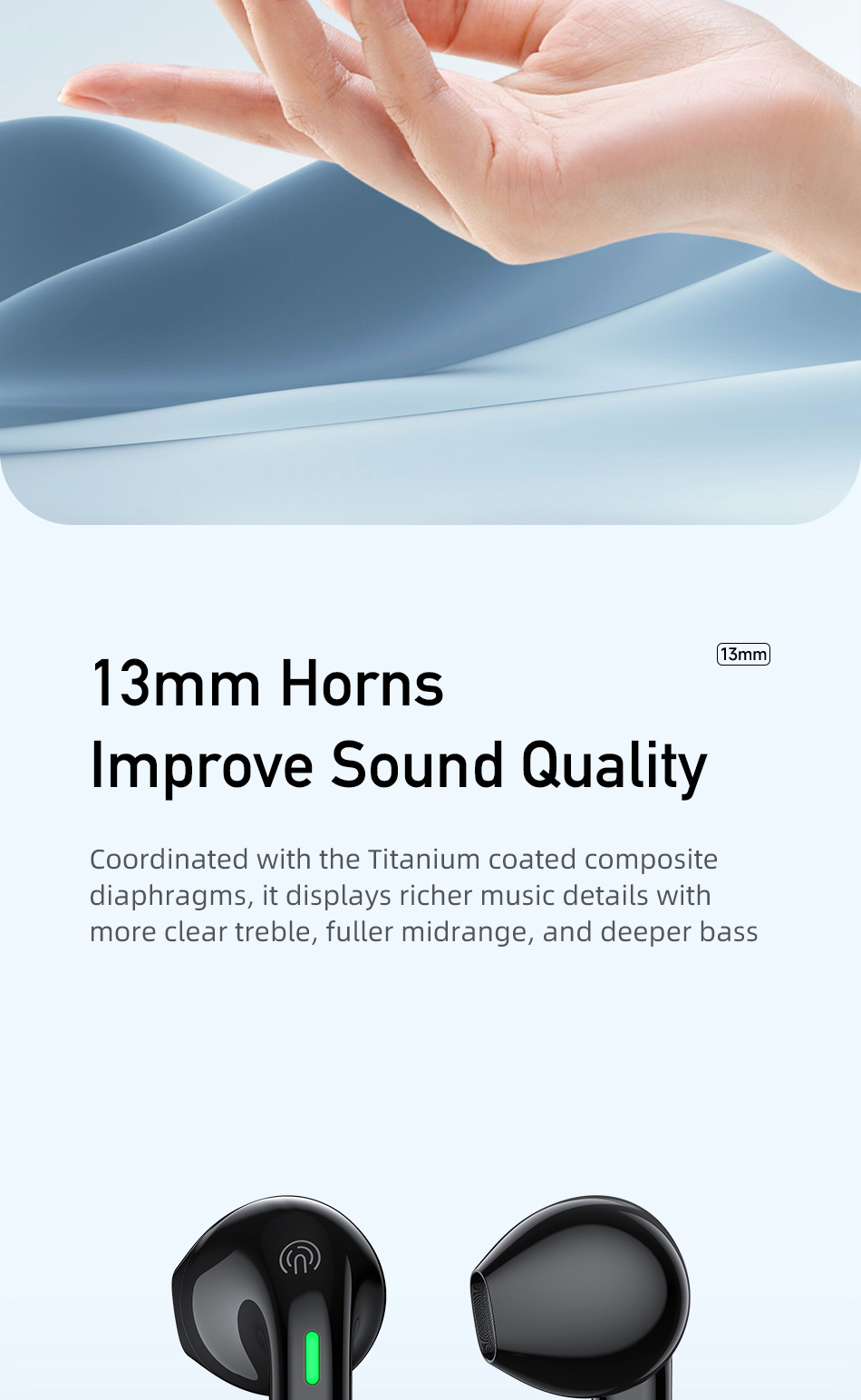 Awei T26 Pro Wireless Earbud Bluetooth Earphone 5.3 Handfree Earfon ...