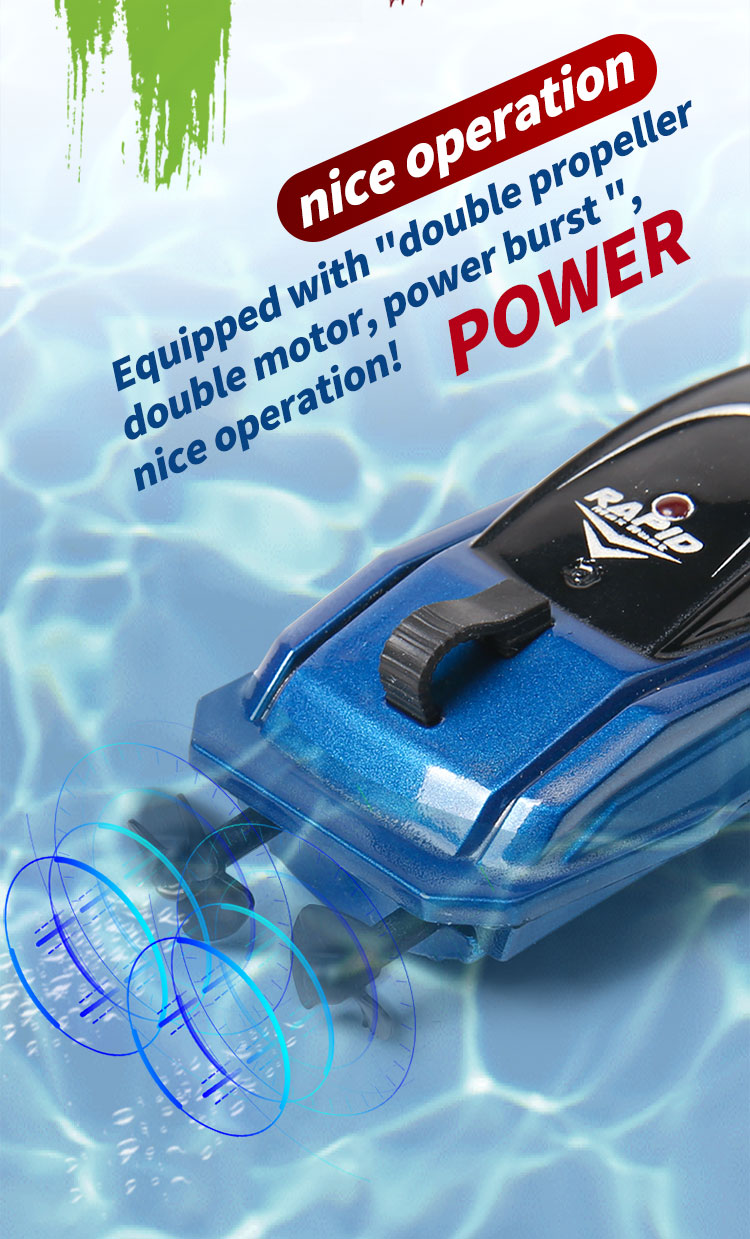 RC Boat Multiplayer Battle Speedboat Remote Control High Speed Ship RC ...