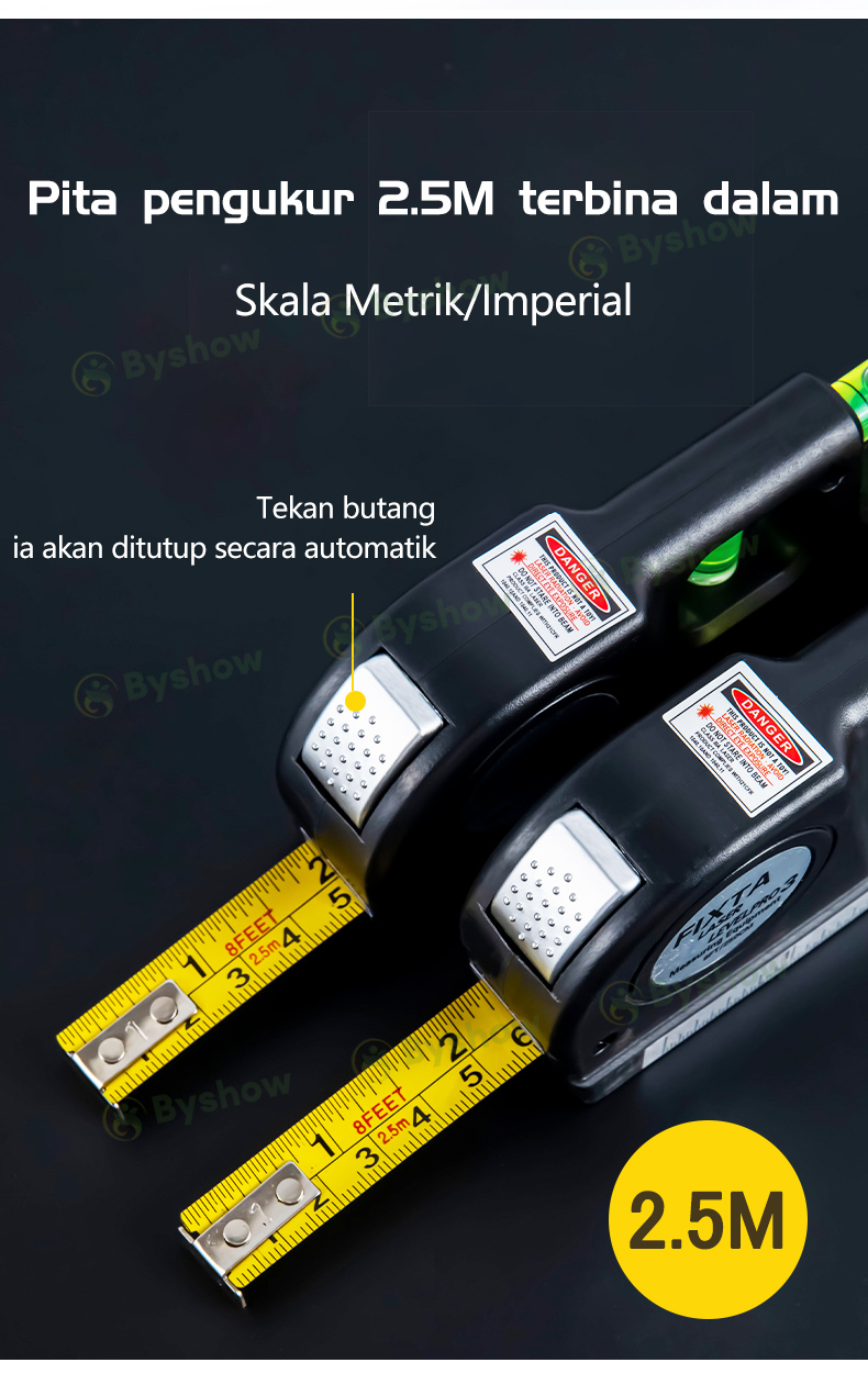 【Byshow】🔥Malaysia In Stock🔥4 in 1 Infrared Laser Level With Tripod ...