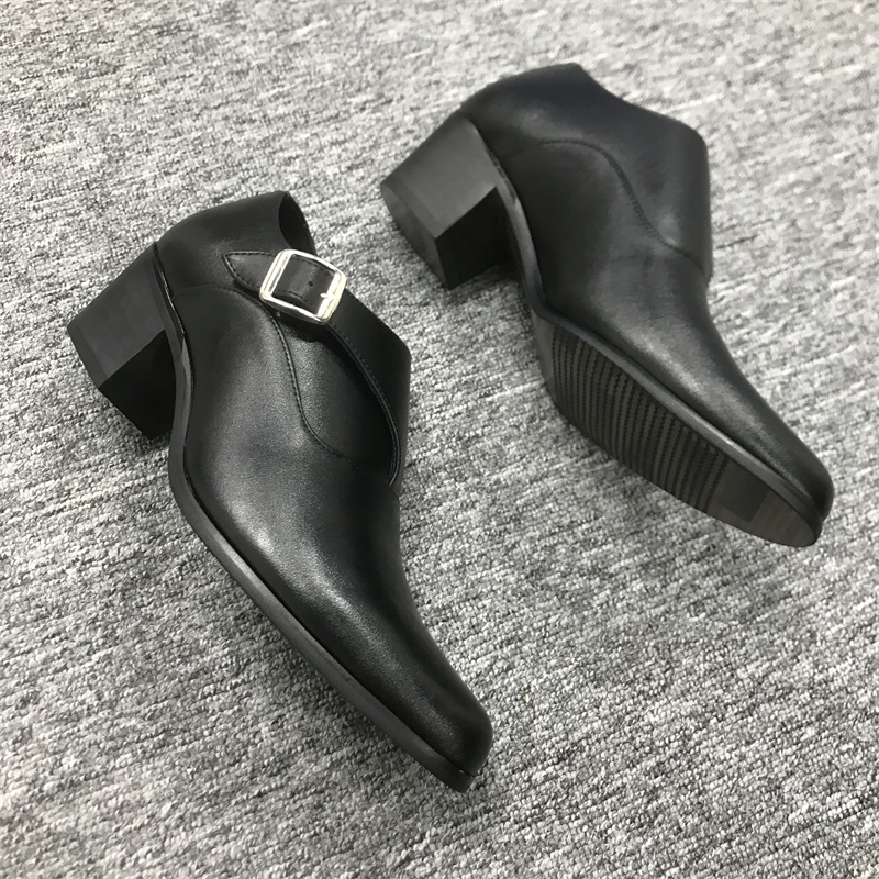 Increase Height 6cm Leather Shoes raya Business Dress Groom Derby Lace ...