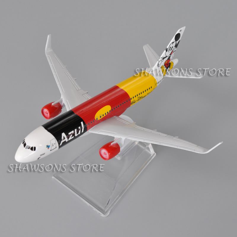 1:250 Scale Diecast Plane Model Toy Airbus A320 Azul Brazilian Airlines ...