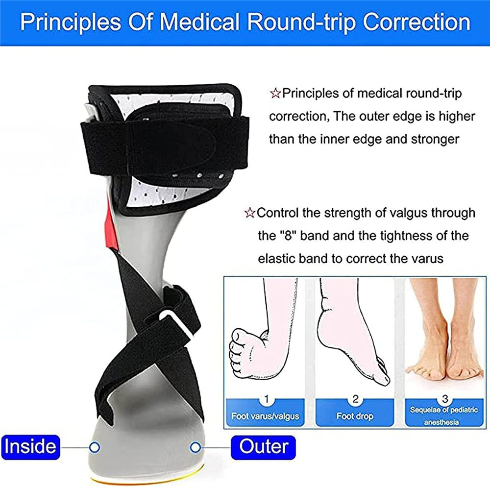 1Pcs AFO Drop Foot Support Splint Ankle Foot Orthosis Brace for Stroke ...