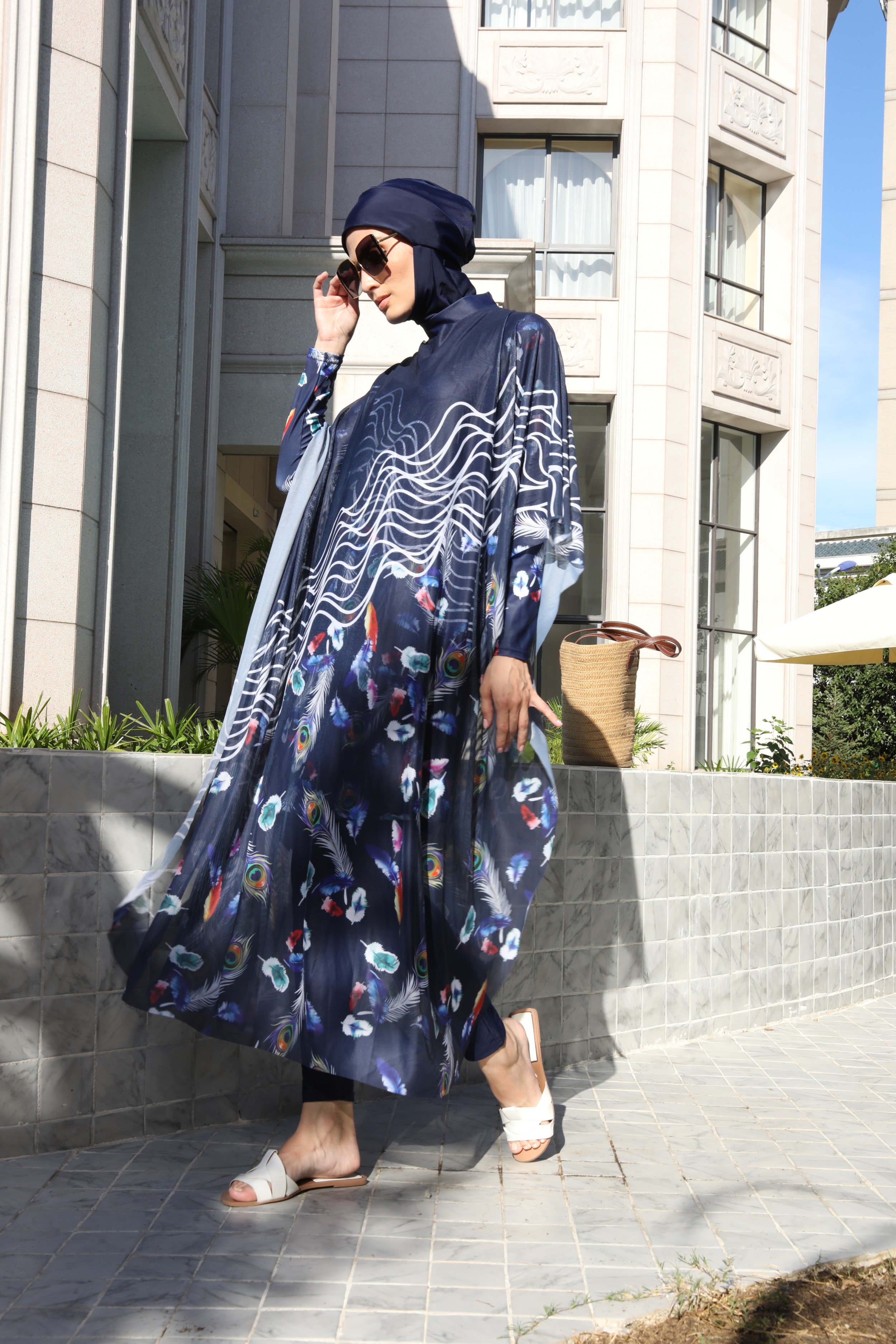 Muslimah Women Long Sleeve Swimwear Plus Size (3/4 Pcs) | Shopee Malaysia
