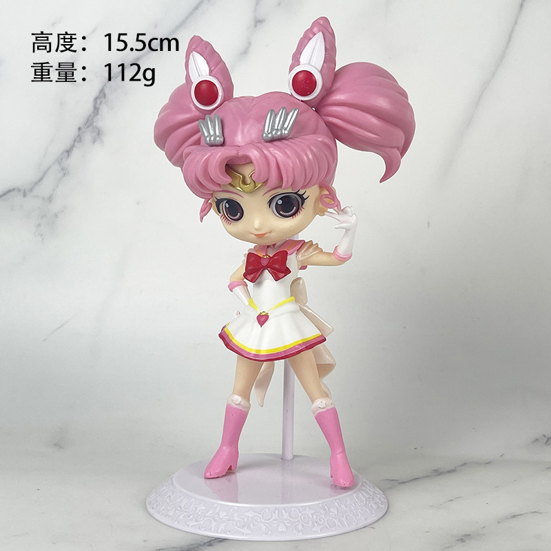 1Pcs 12-16cm Sailor Moon Anime Figure Tsukino Usagi Chibiusa Sailor ...