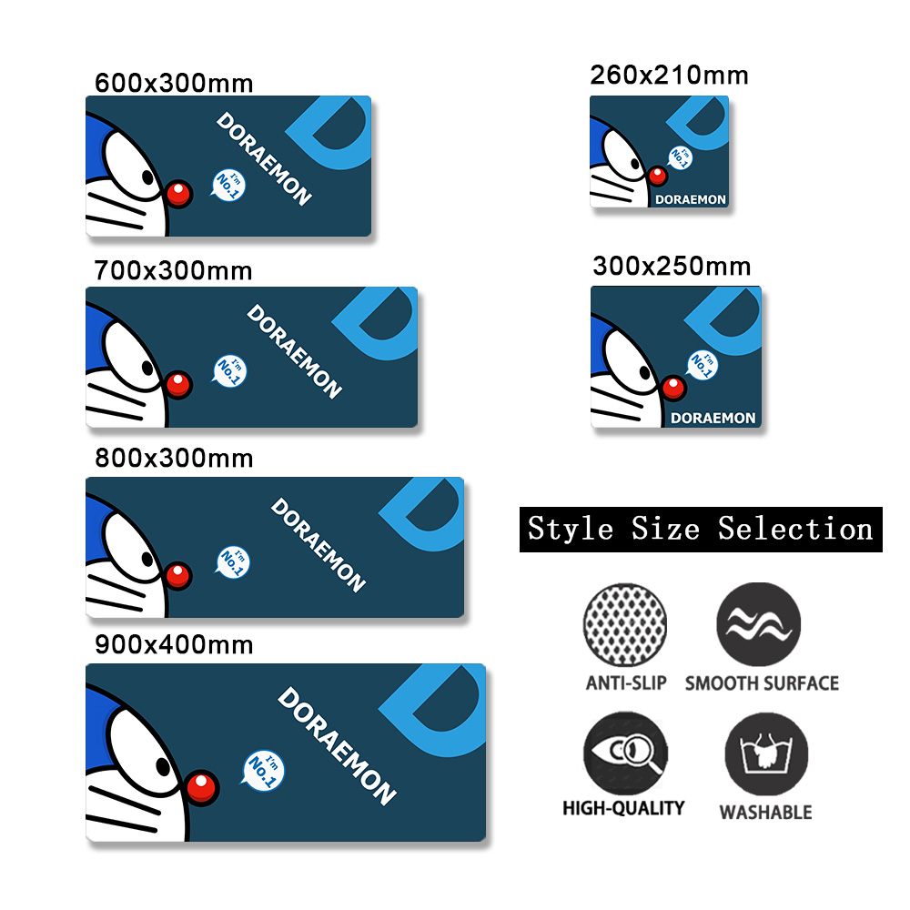 Doraemon Mouse pad | Extended Gaming Mousepad | Waterproof Non-Slip ...
