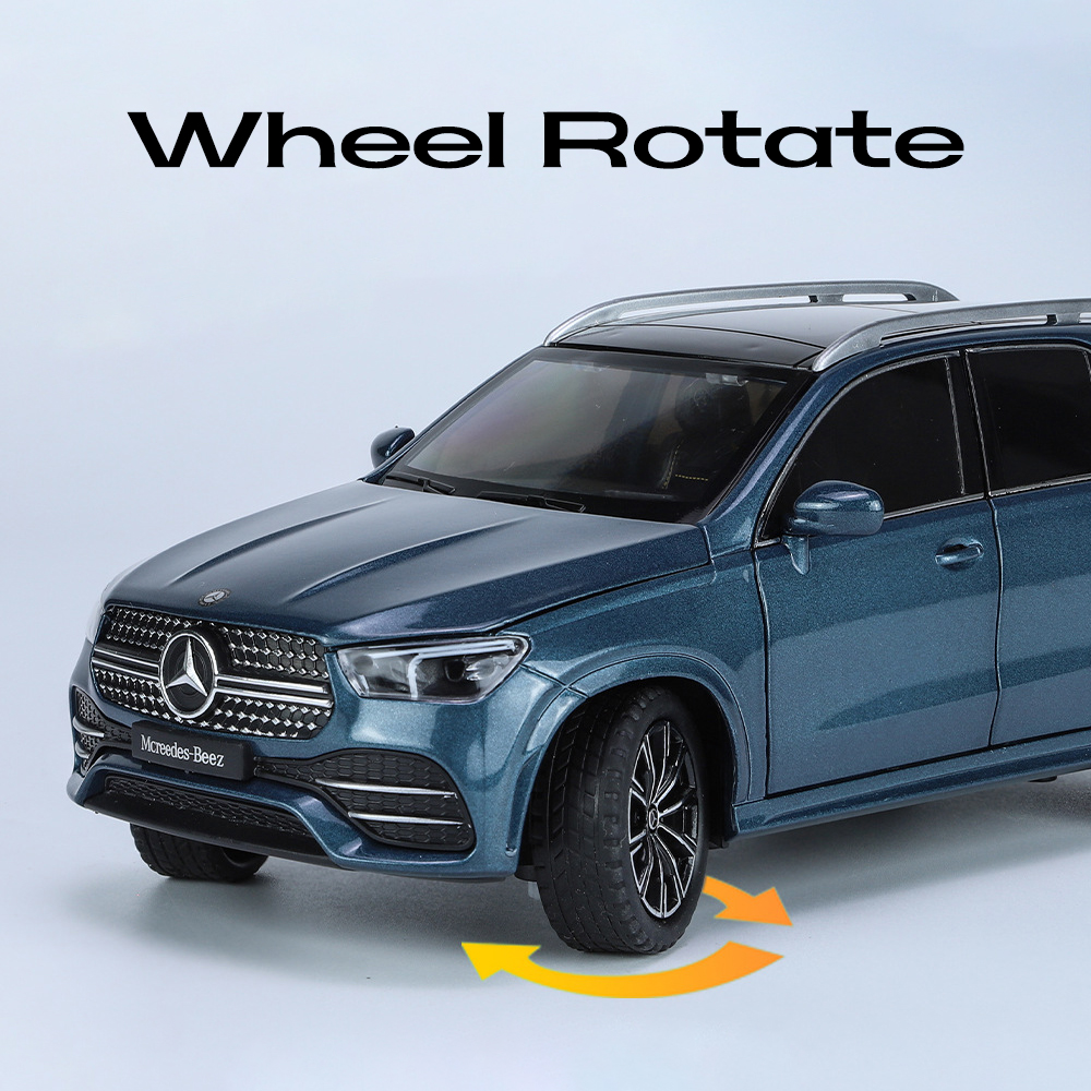 【RUM】1:24 Scale Benz GLE 350 Alloy Car Model Light & Sound Effect ...