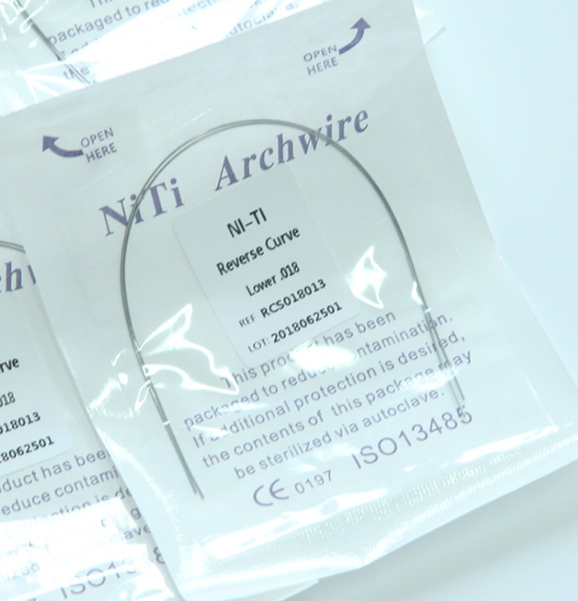 2 Pcs/pack NITI Reverse Curve Arch Wires Dental Orthodontic Wire ...