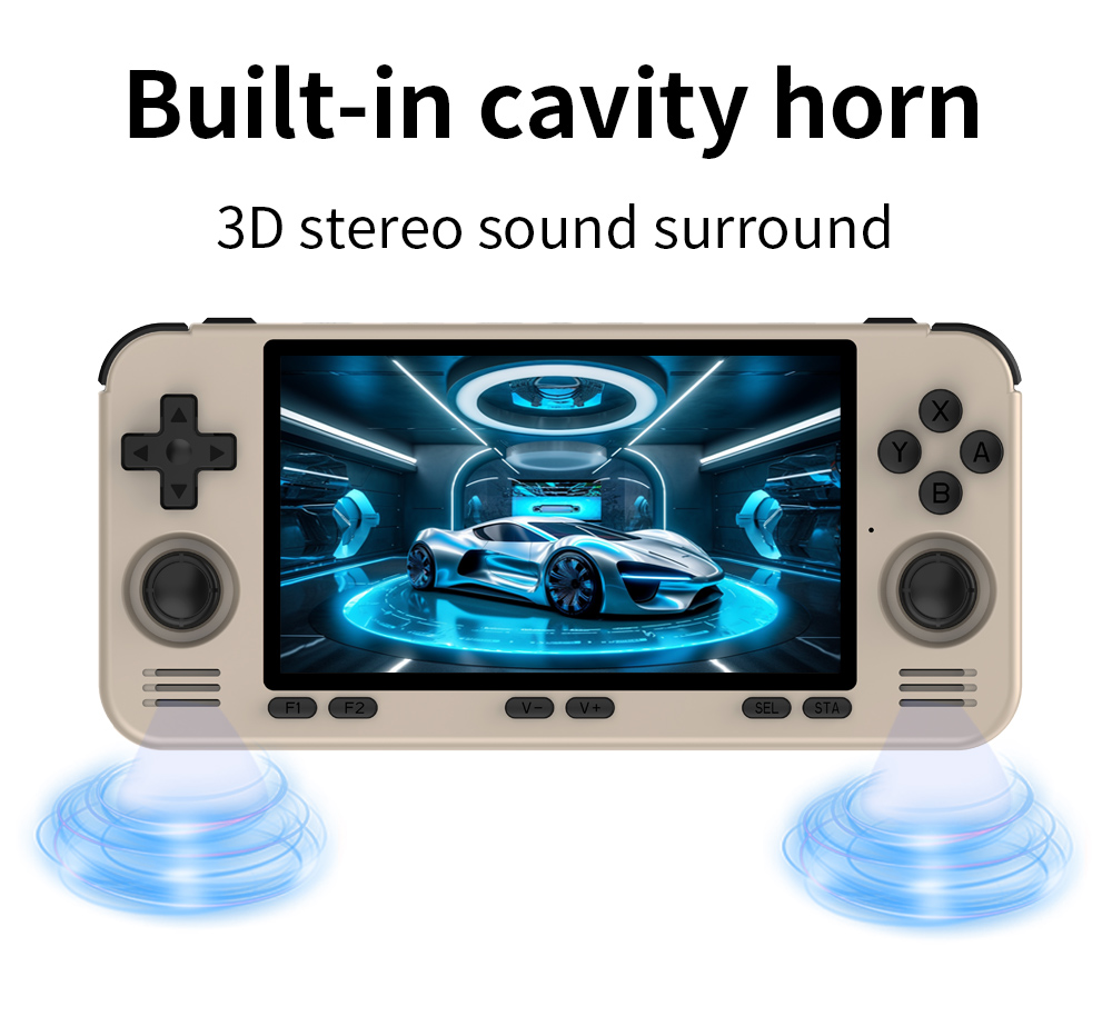 POWKIDDY RGB10max3pro Retro Handheld Game Console 5.5-Inch IPS Screen ...