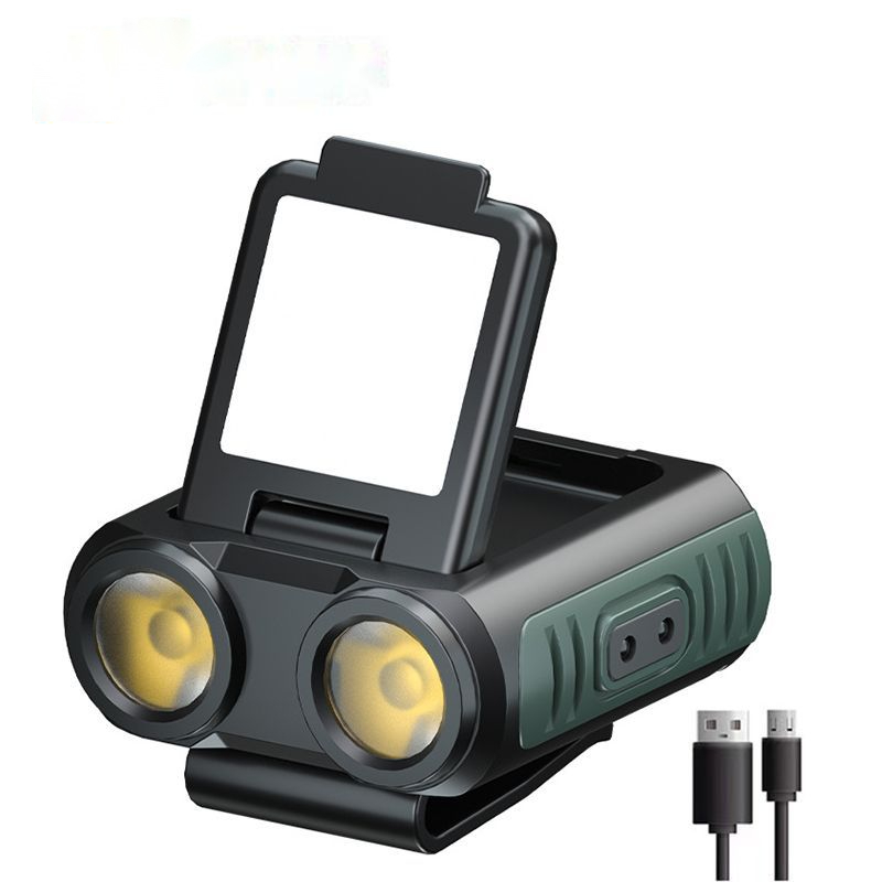 (Local shipment) COB headlamp built-in battery miner's lamp Type-C ...