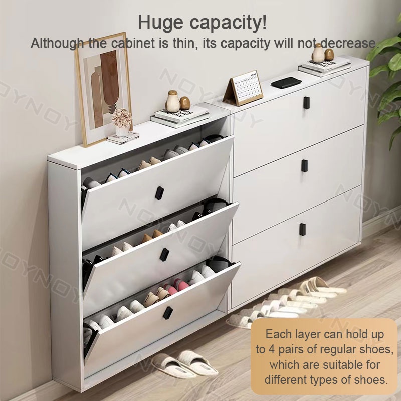 Multi-layer Ultra Thin Shoe Cabinet Large Capacity Shoe Rack Cabinet ...