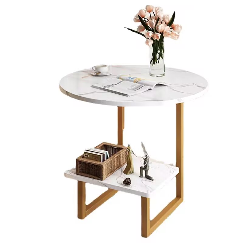 Ready stock Small Round Table Corner Sofa Coffee Table Side Table ...