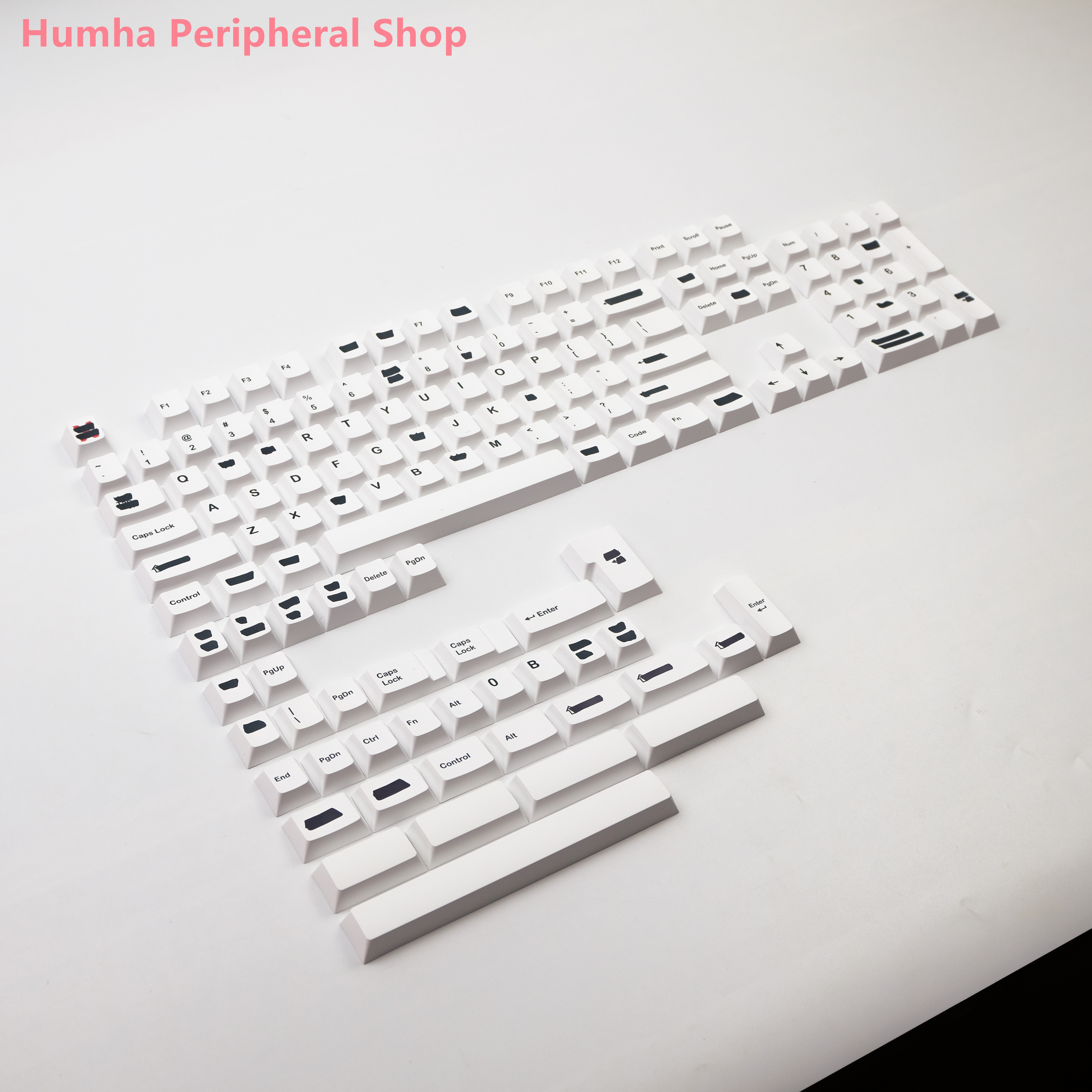 Humha Redacted R2 keycaps PBT material Dye-Sublimation Cherry profile ...