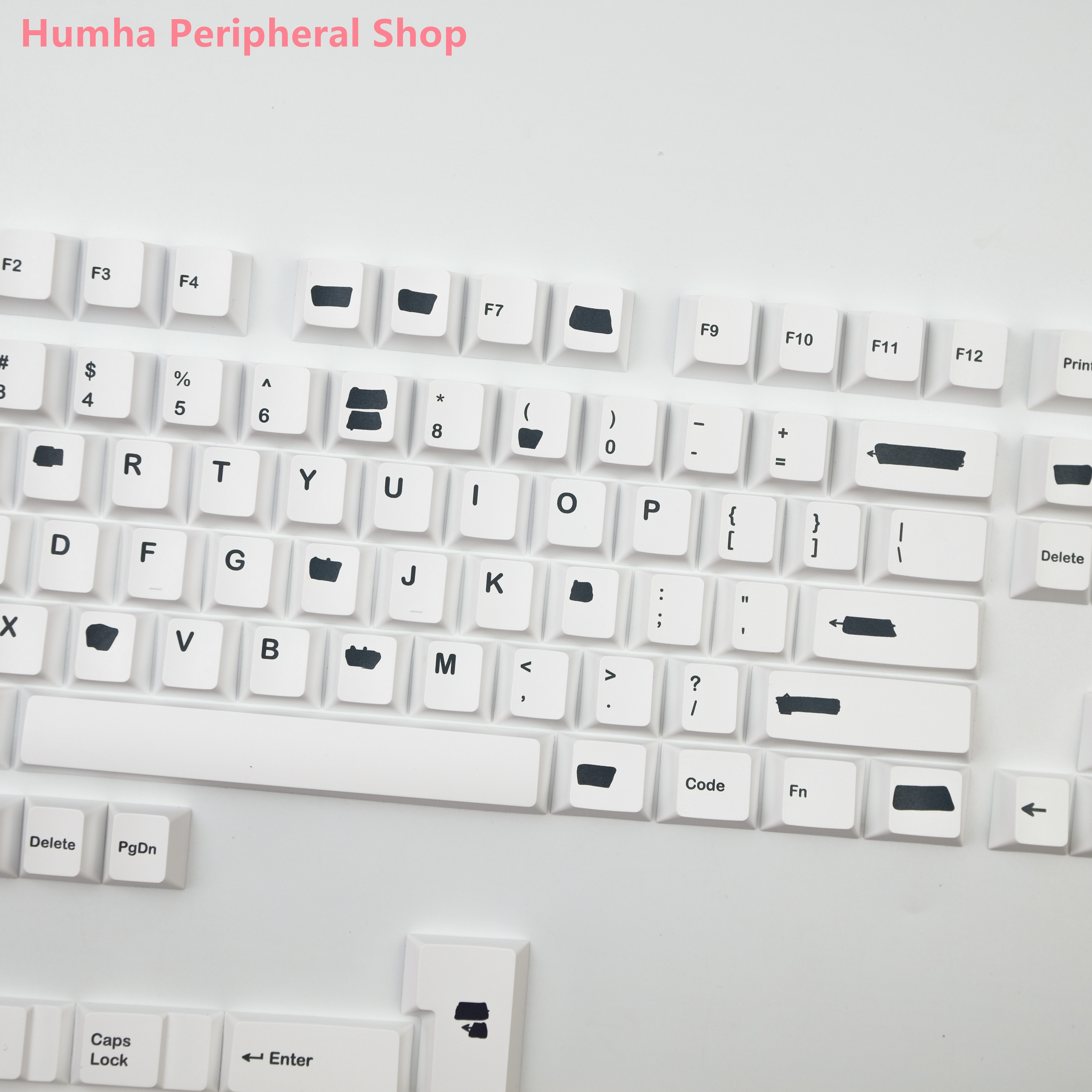 Humha Redacted R2 keycaps PBT material Dye-Sublimation Cherry profile ...