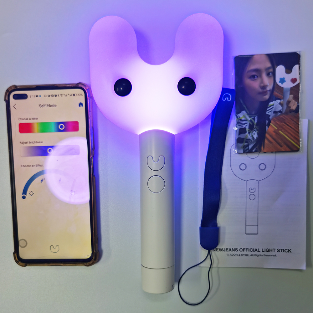 Ready-on-Hand Newjeans lightstick OFFICIAL BINKY BONG Light Stick ...