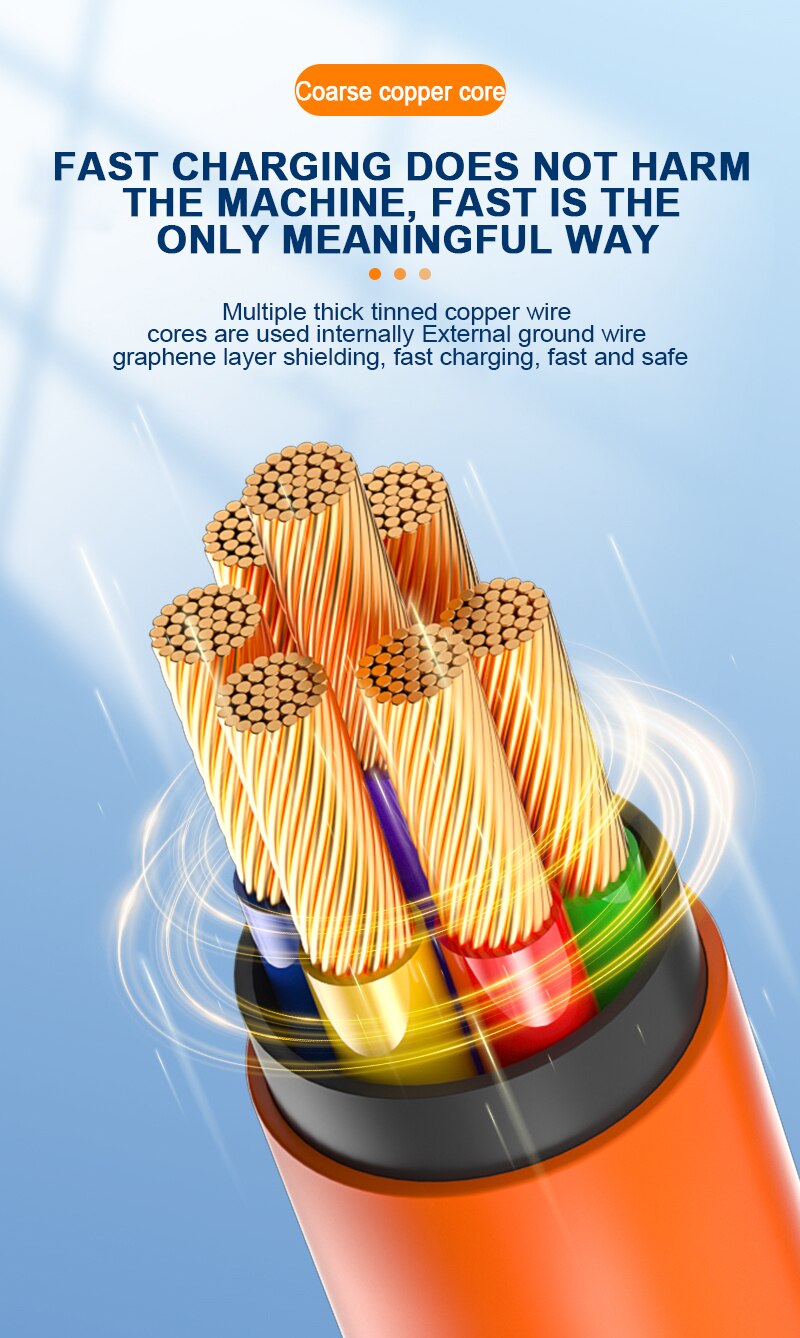 EYD EX122 New 180 Rotating 6A Line 120W Super Fast Charge Game Type C ...