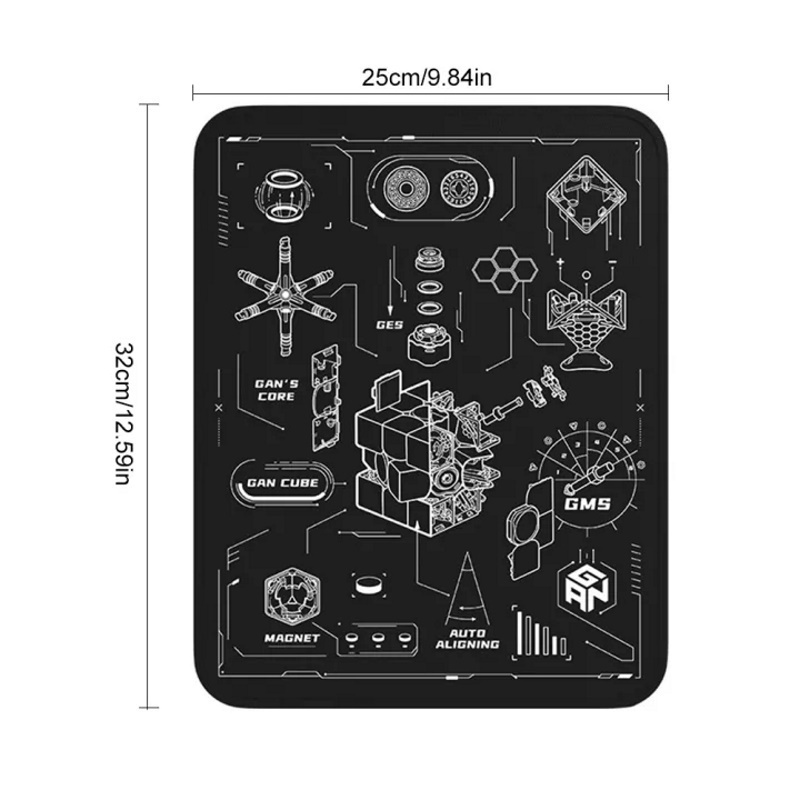 GAN Smart Timer Cube GAN Cube Training Mat GAN Bluetooth Smart timer ...