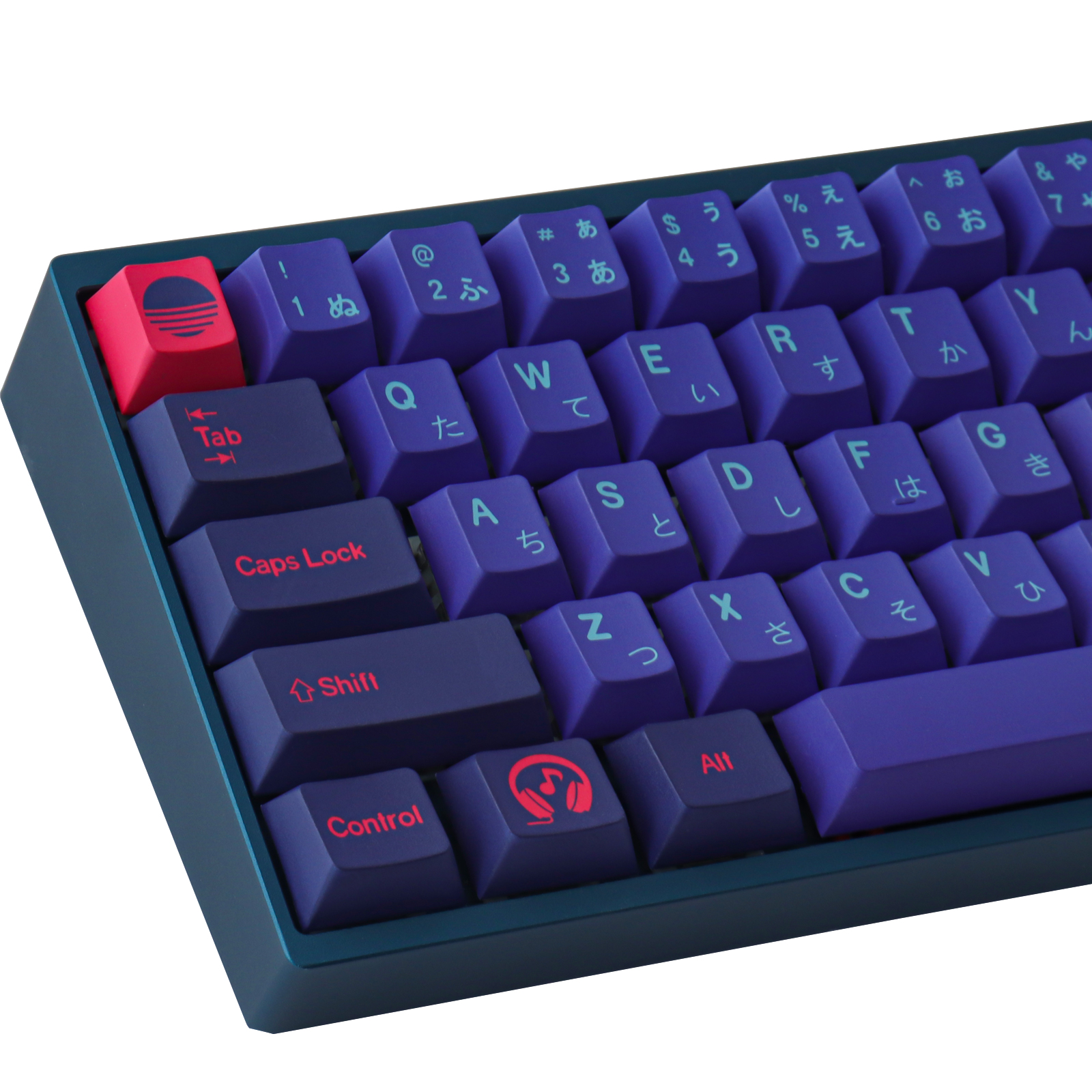 GMK Laser Wave Keycaps, 158 Keys PBT Keycaps Cherry Profile DYE-SUB ...