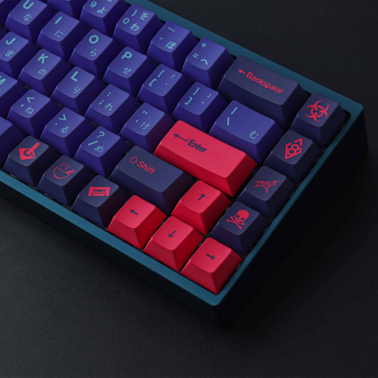 GMK Laser Wave Keycaps, 158 Keys PBT Keycaps Cherry Profile DYE-SUB ...