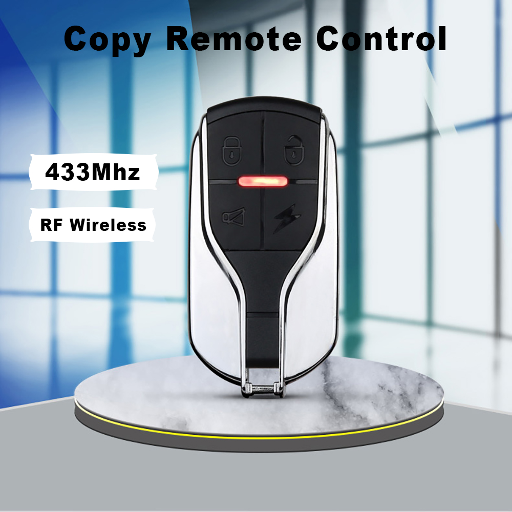 433Mhz Garage Door Copy Remote Control Cloning Code 4 Keys RF ...