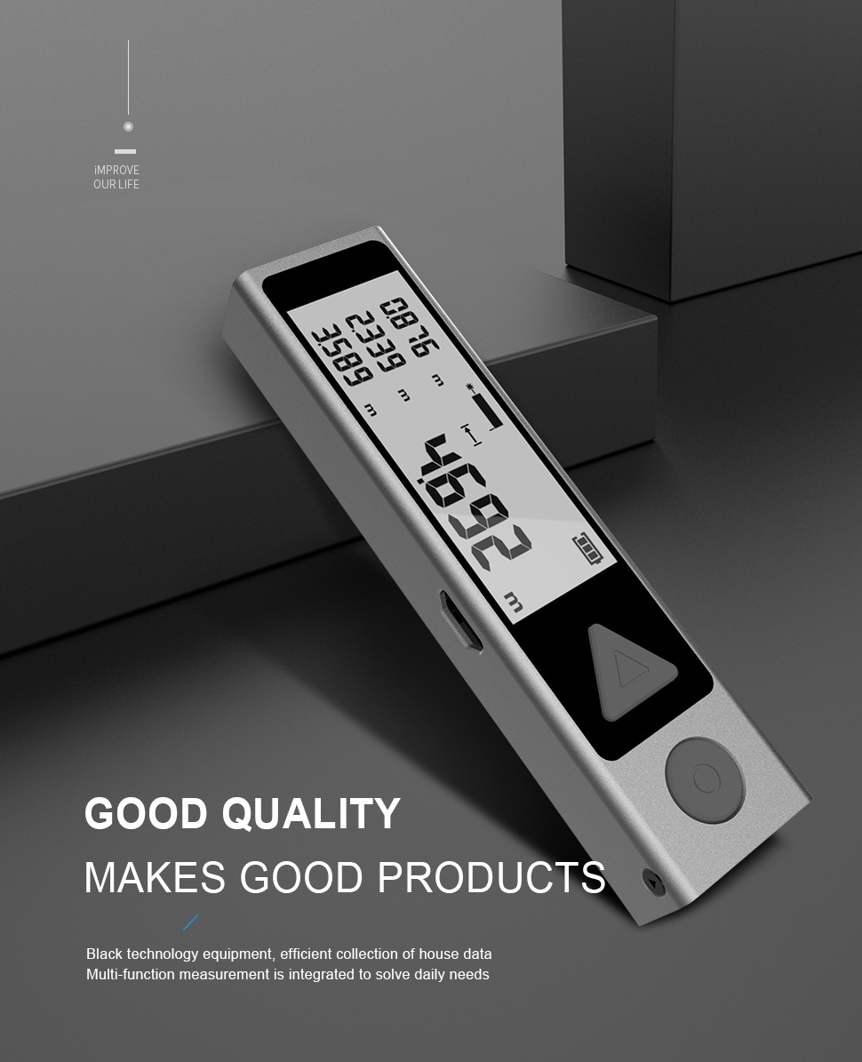 MILESEEY Bluetooth Laser Range Finder Measurement Digital High ...