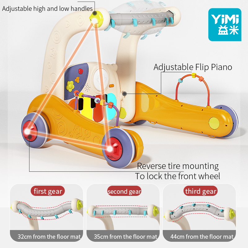 YIMI 4 in 1 New Born Baby Gym Playmat Pedal Piano Fitness Frame Kids ...