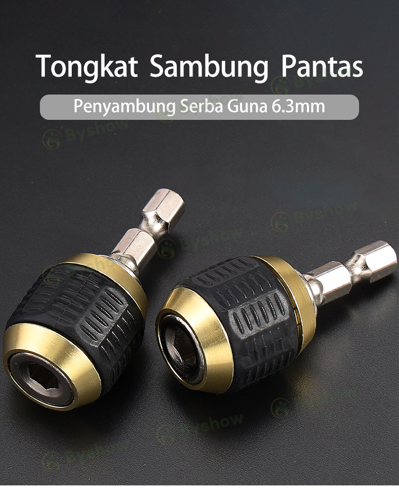 【Byshow】🔥Malaysia In Stock🔥60mm Keyless Drill Chuck Adapter Replacement ...