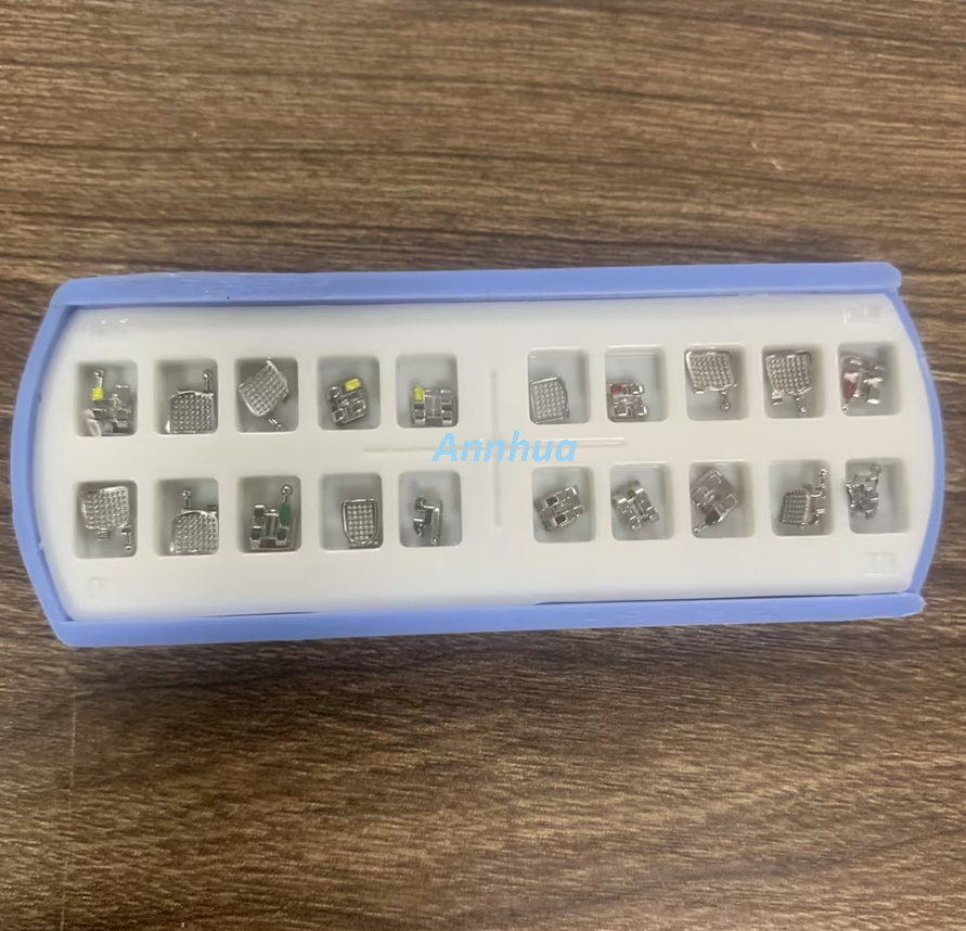Dental Monoblock Metal Mini Brackets Roth/MBT 022 345Hooks Brackets ...