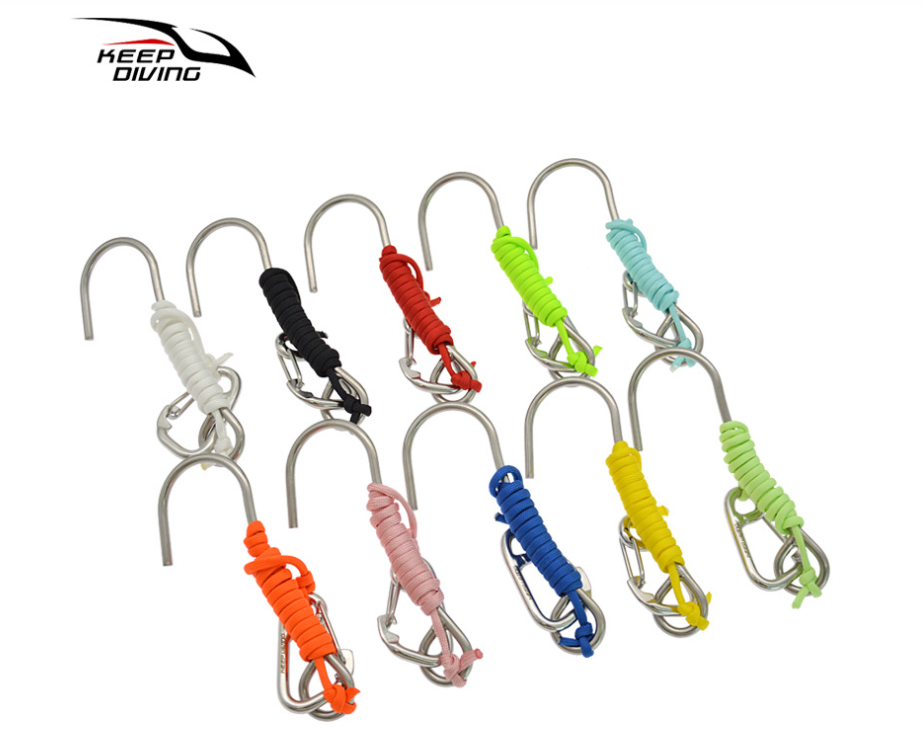 Scuba diving single head 316 stainless steel reef flow hook single claw ...