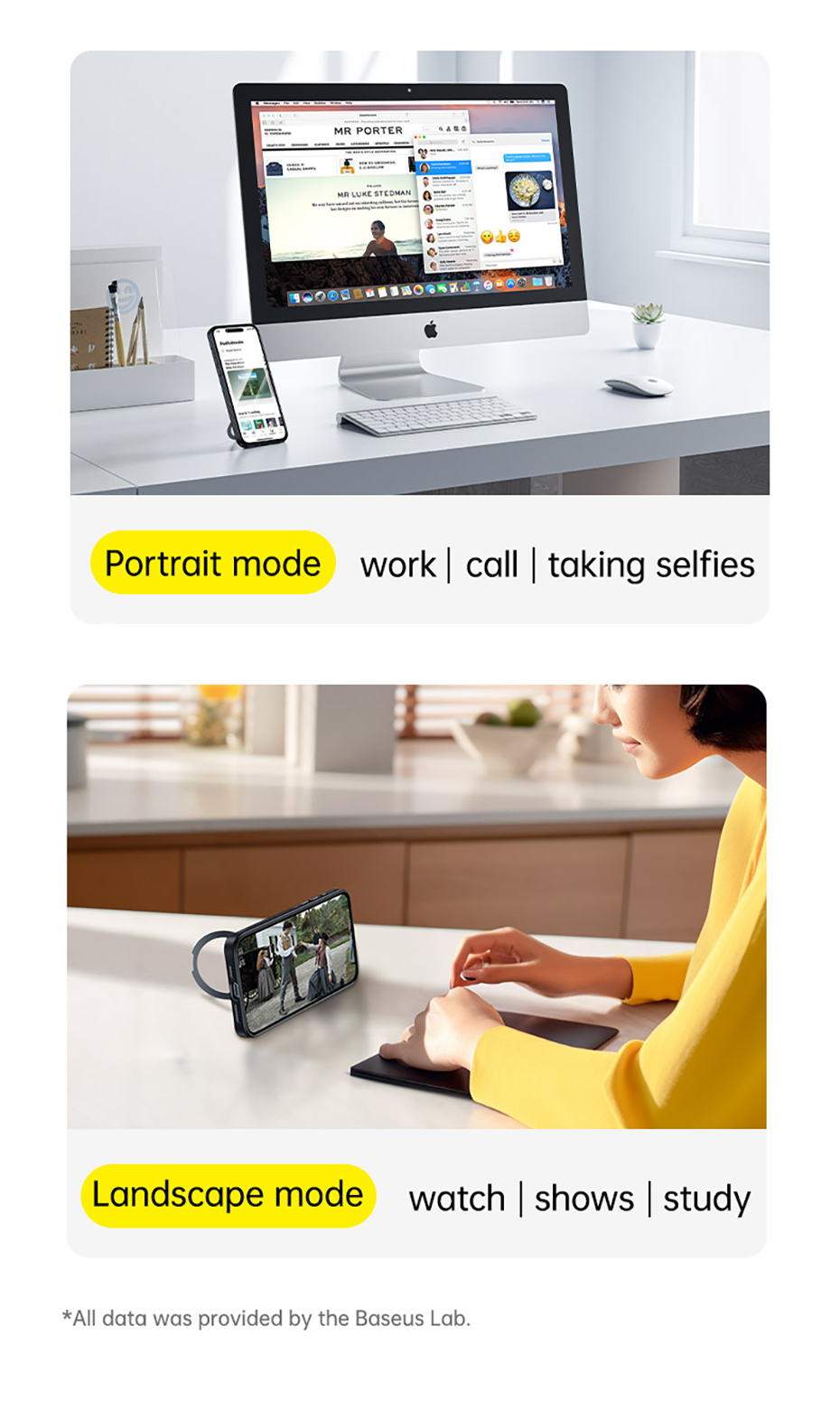 Baseus Magnetic Stand Case for iPhone 15 14 13 Pro Max Plus 180 ...