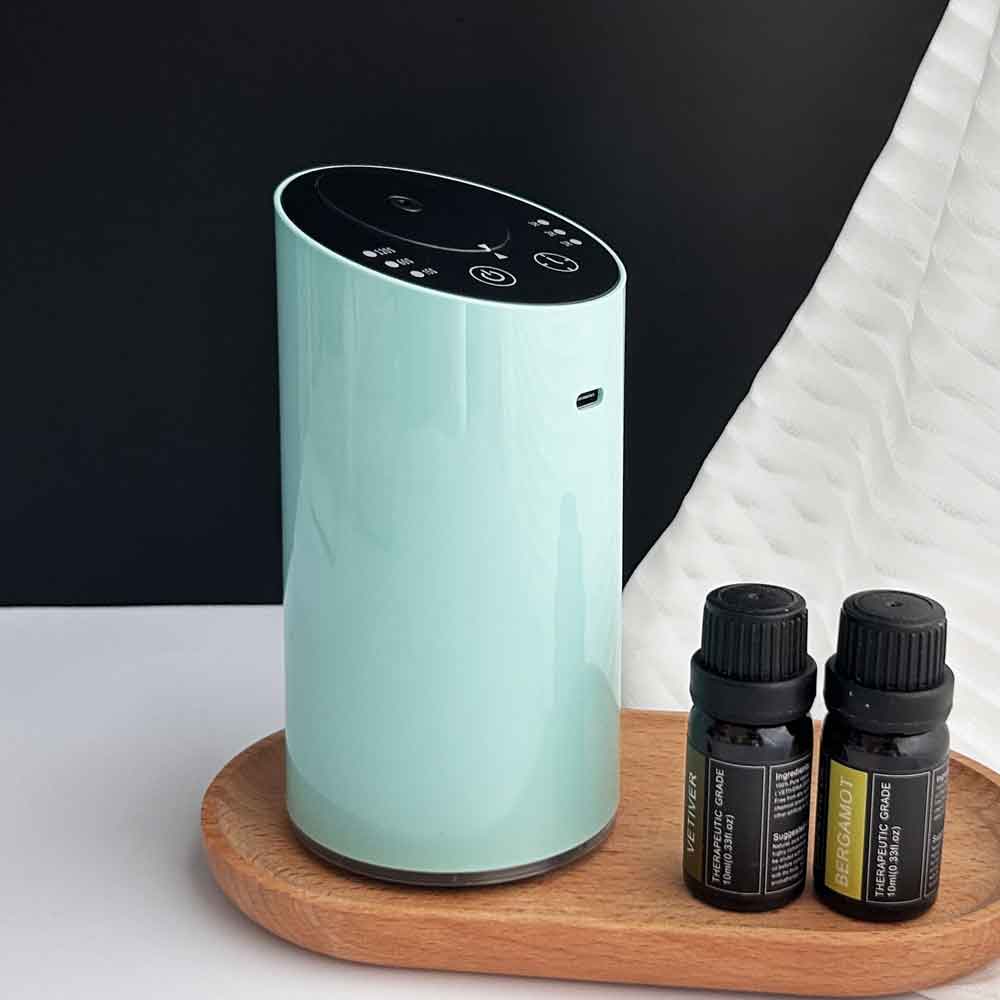 Portable Aromatherapy Diffuser chargeable Car Essential Nebulizer,Anti-dumping Waterless ...