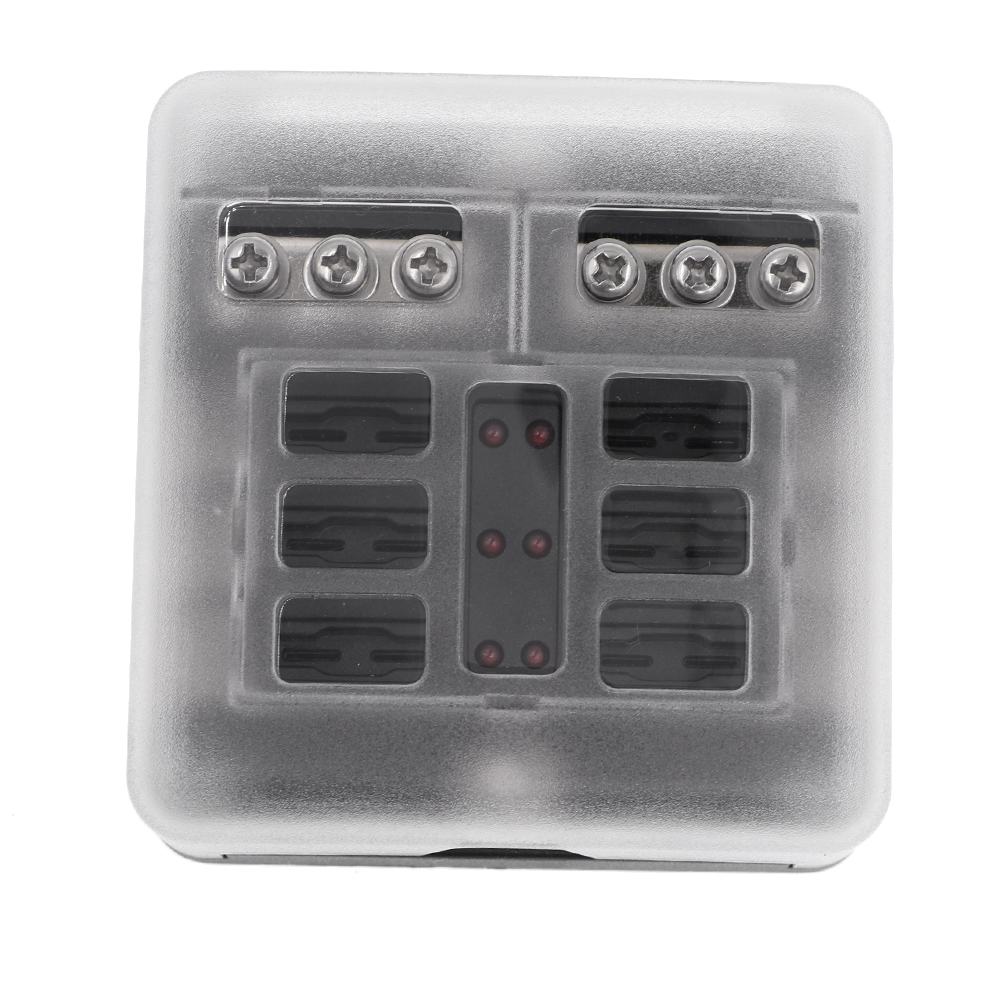 Auto 6 Way 12 Way Fuse Box Plastic Cover Blade 12V 32V Fuse Holder RV ...