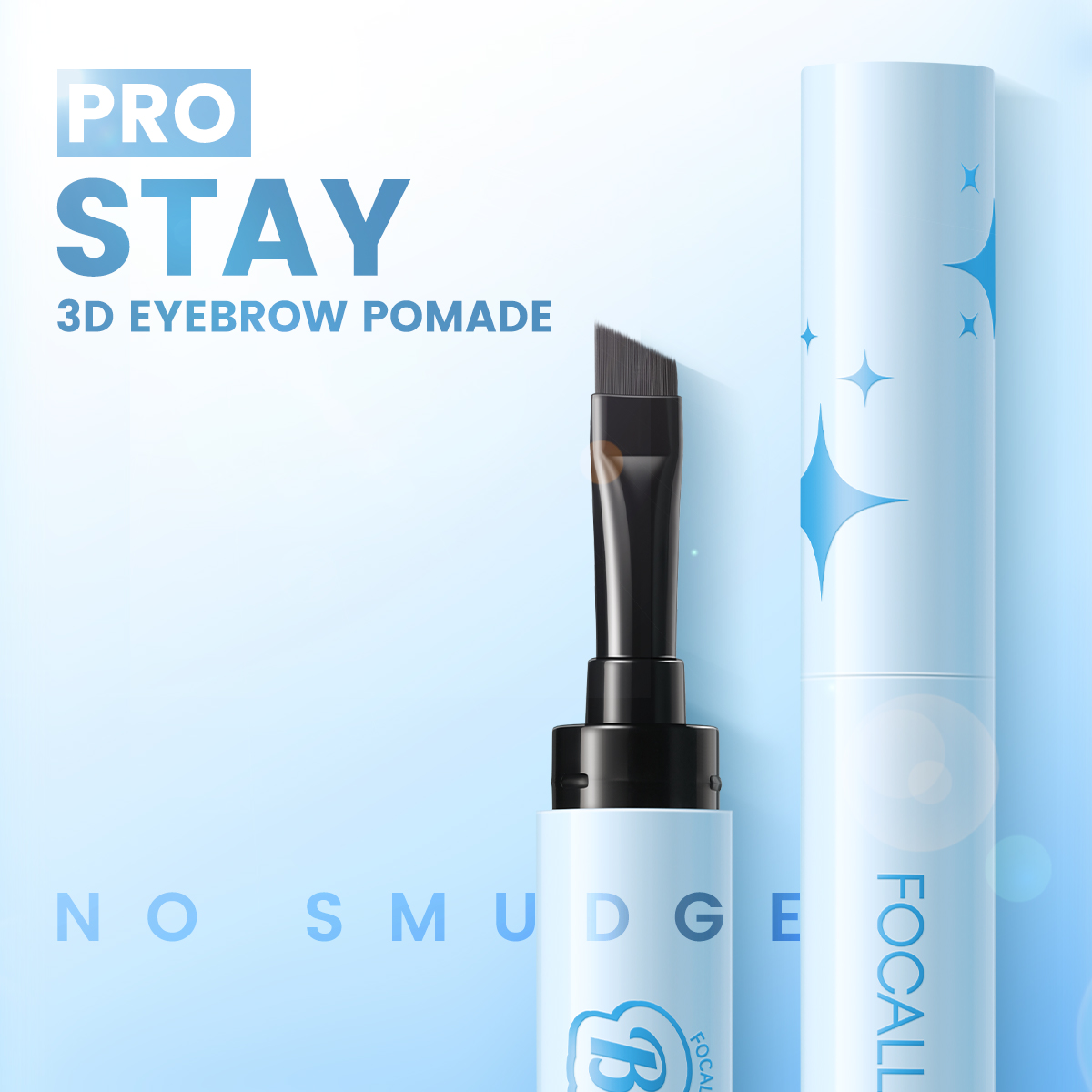 【RM3 off】FOCALLURE Pro-stay No Smudge Eyebrow Pomade 2-In-1 Waterproof ...