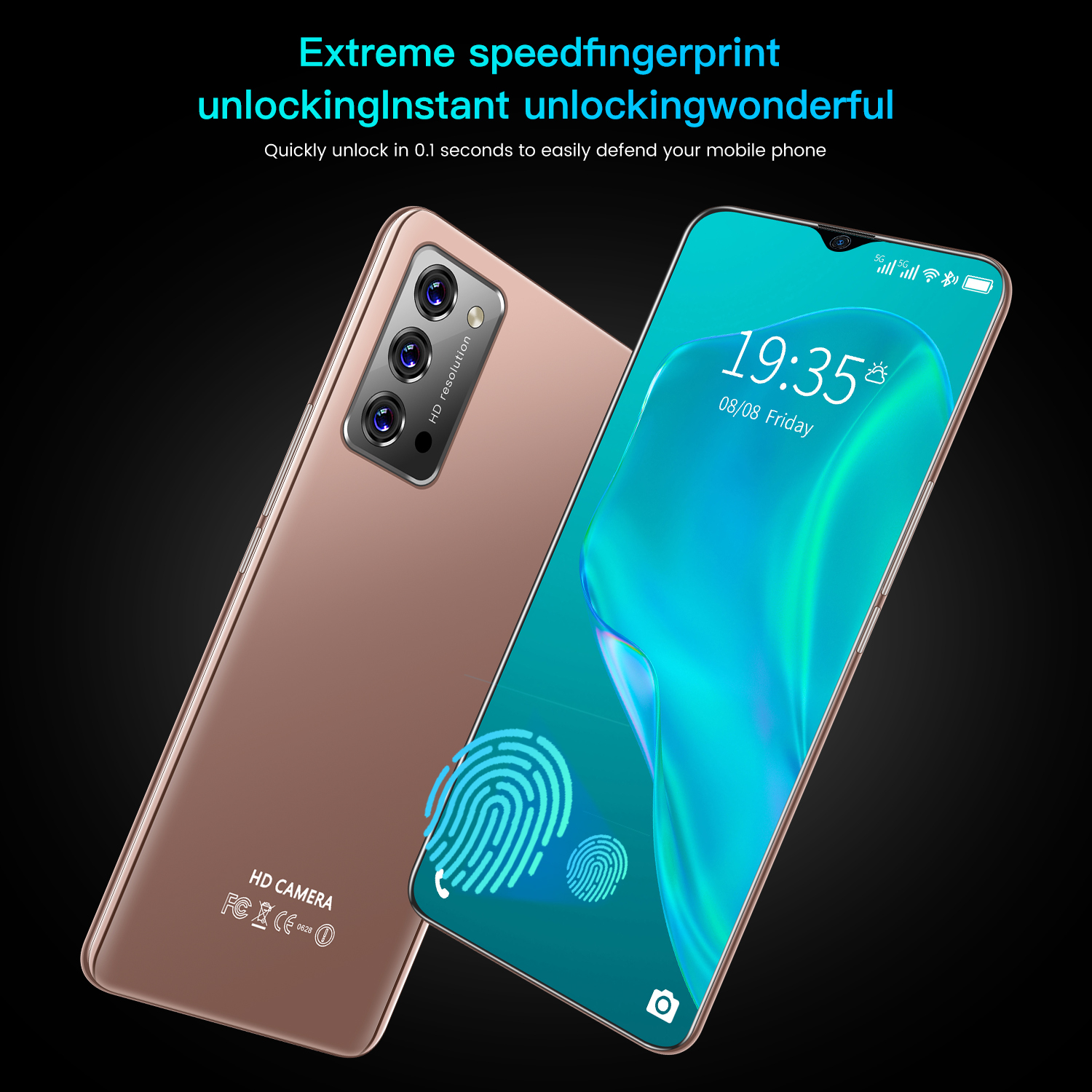 Note30 Ultra Smart Phone 7.5 inch Full Display 8GB RAM+128GB ROM Dual ...