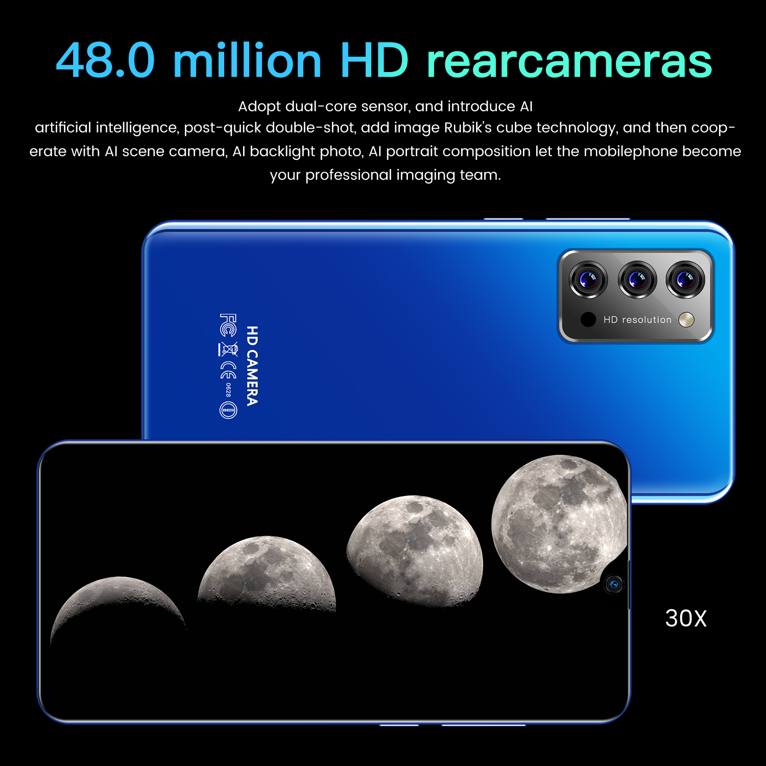 Note30 Ultra Smart Phone 7.5 inch Full Display 8GB RAM+128GB ROM Dual ...