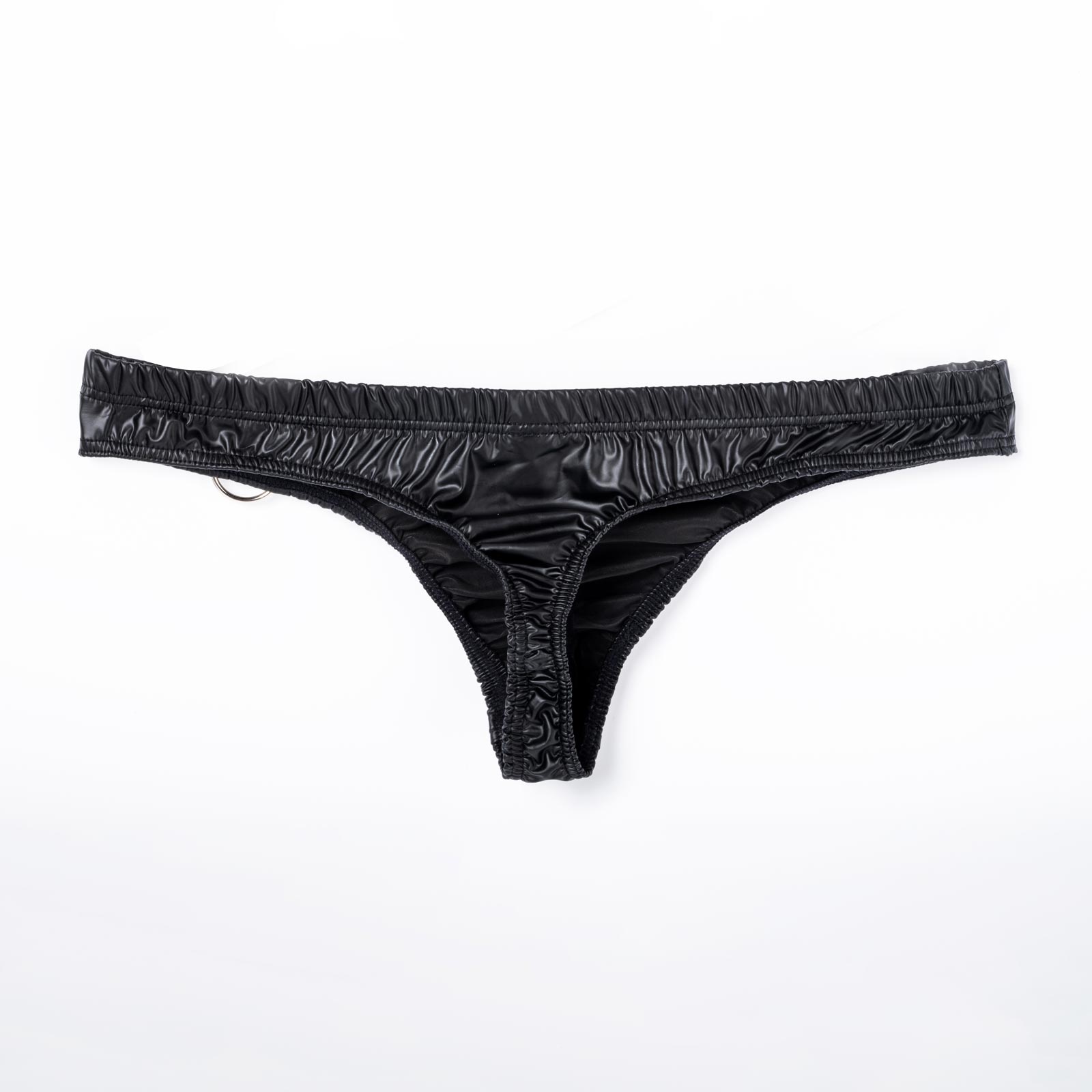 【CLEVER-MENMODE】Raya 2024 Men's Glossy Imitation Leather Underwear Low ...